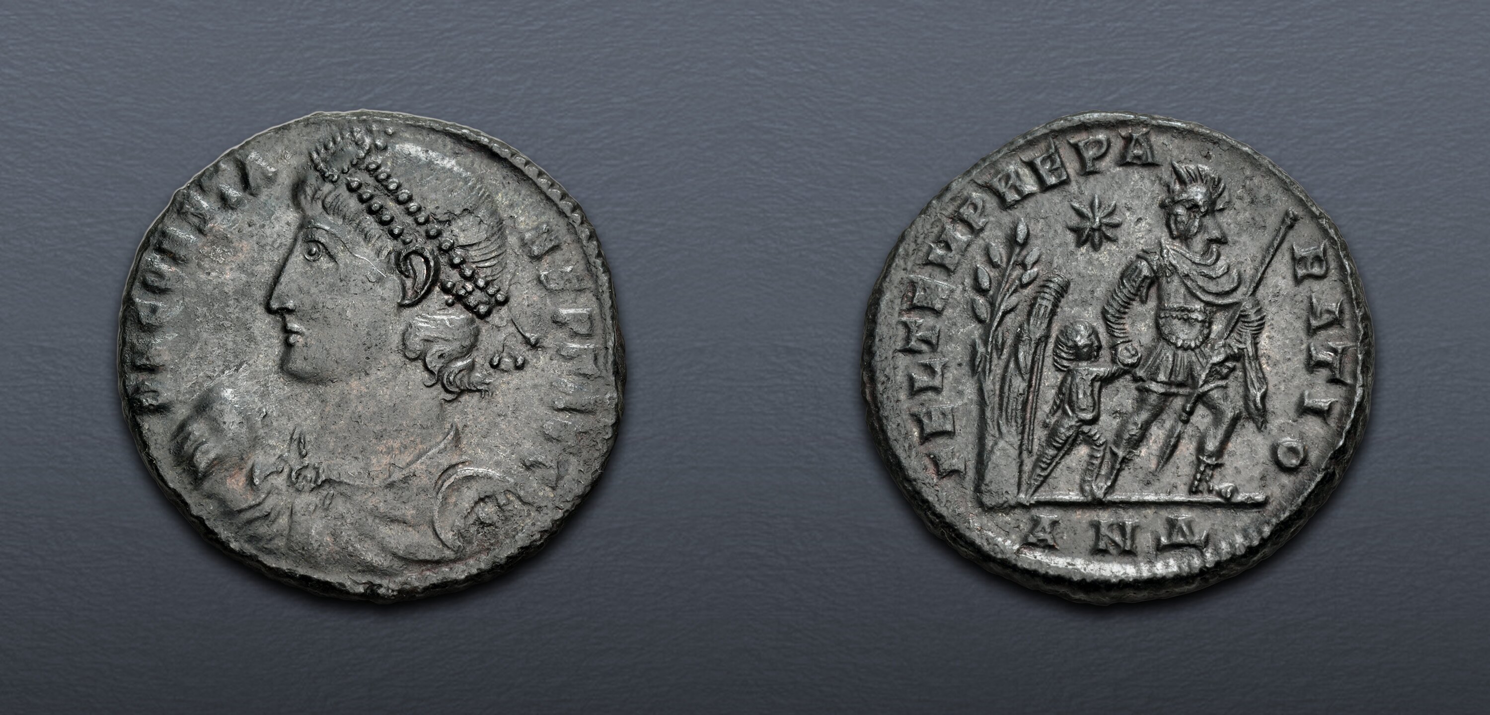 Constans. AD 337-350. Æ (20mm, 4.33 g, 12h). Antioch mint, 4th officina ...