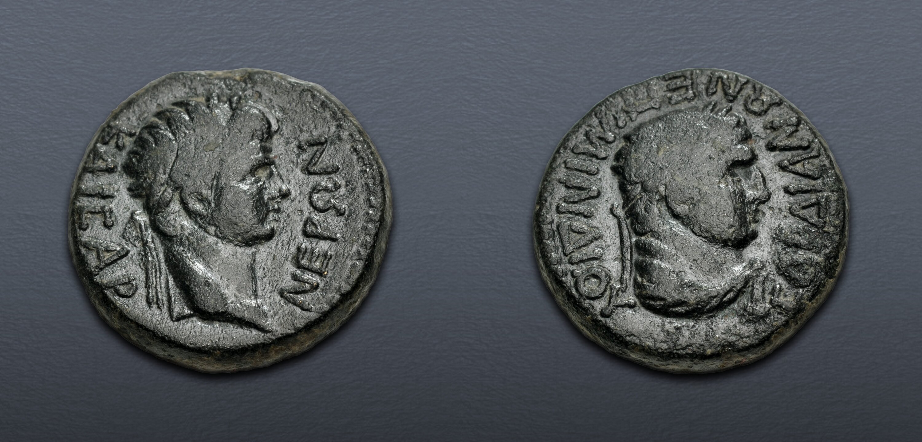 LYDIA, Sardis. Nero. AD 54-68. Æ (15.5mm, 3.92 g, 12h). Tiberius ...
