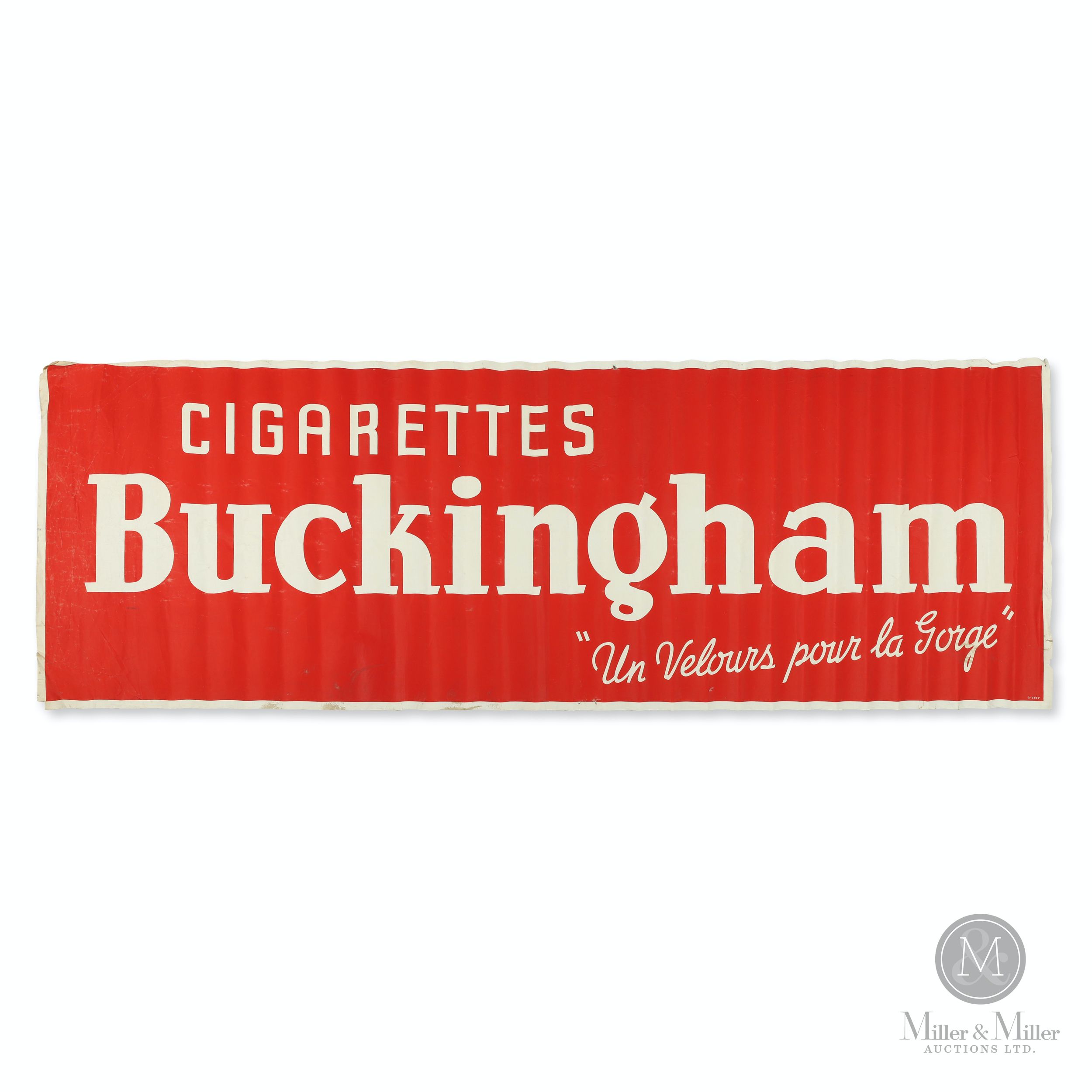 Buckingham Cigarettes Banner | Barnebys