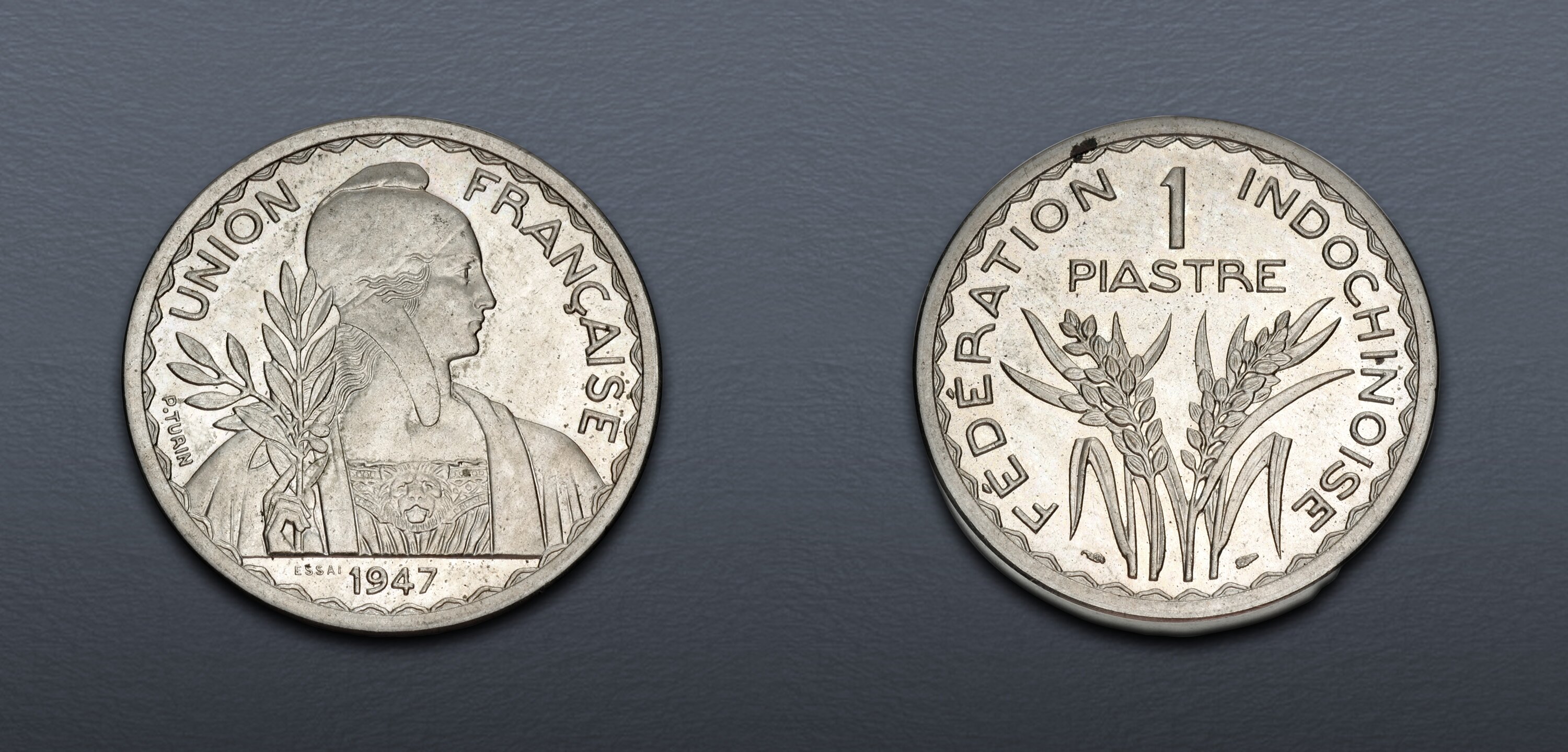 VIETNAM (ANNAM), Colonial. French Indochina. 1885-1949. CU-NI Piedfort ...