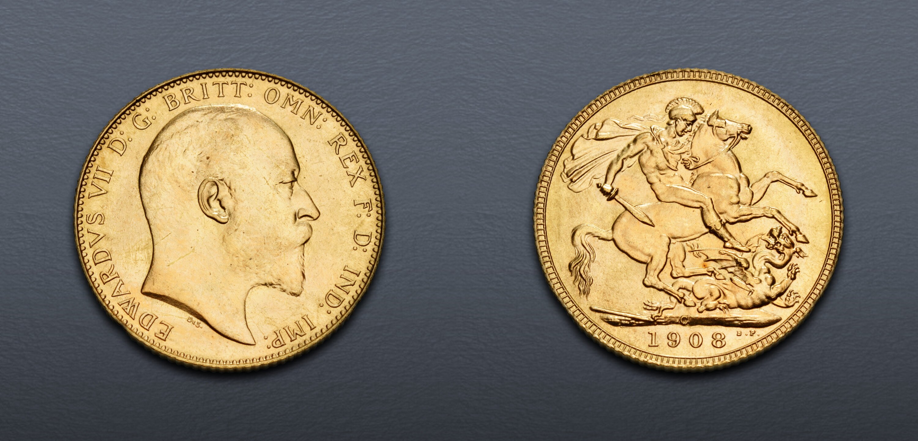 CANADA. Edward VII. 1901-1910. Specimen AV Sovereign (22mm, 7.99 g, 12h ...