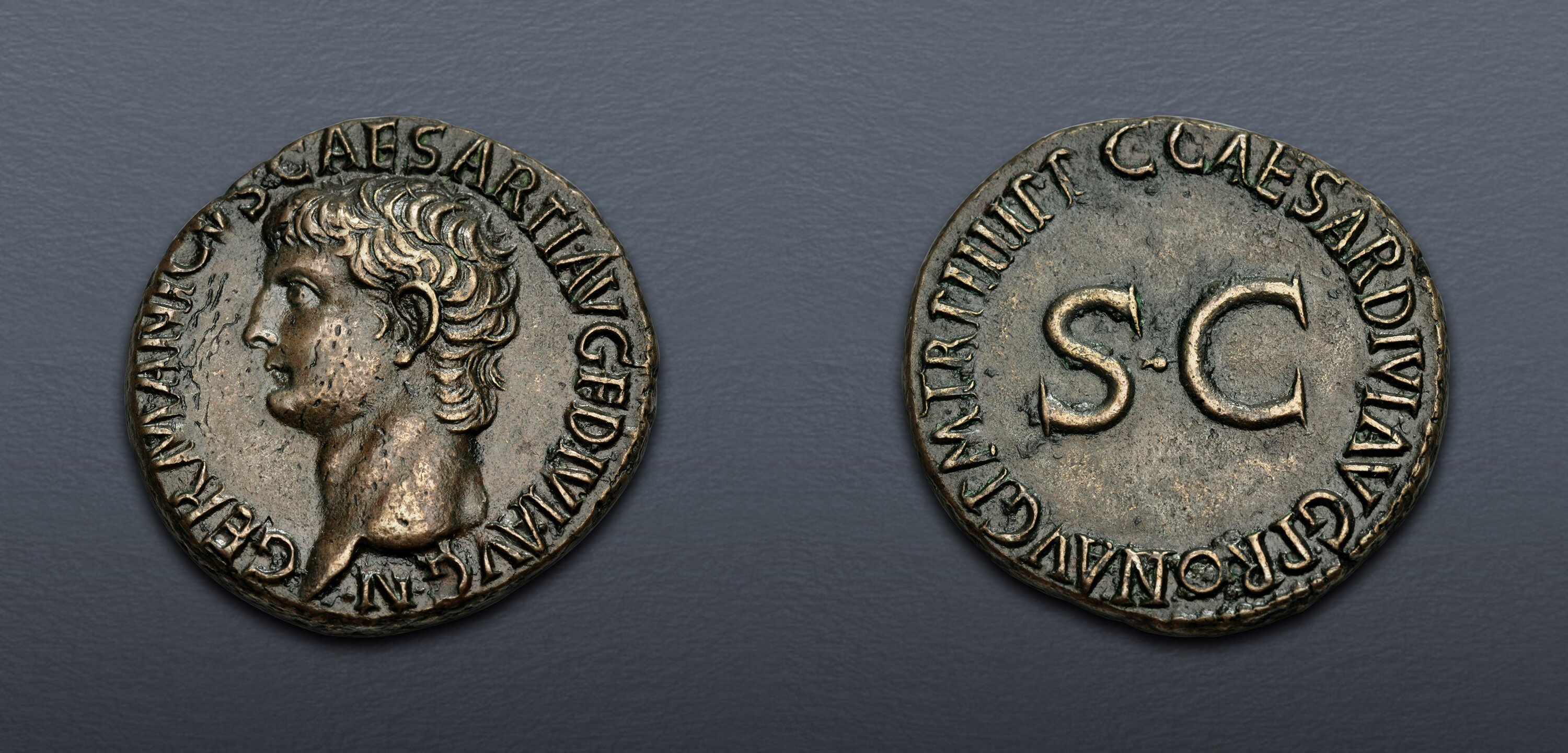 Germanicus. Died AD 19. Æ As (26.5mm, 10.50 g, 6h). Rome mint. Struck ...