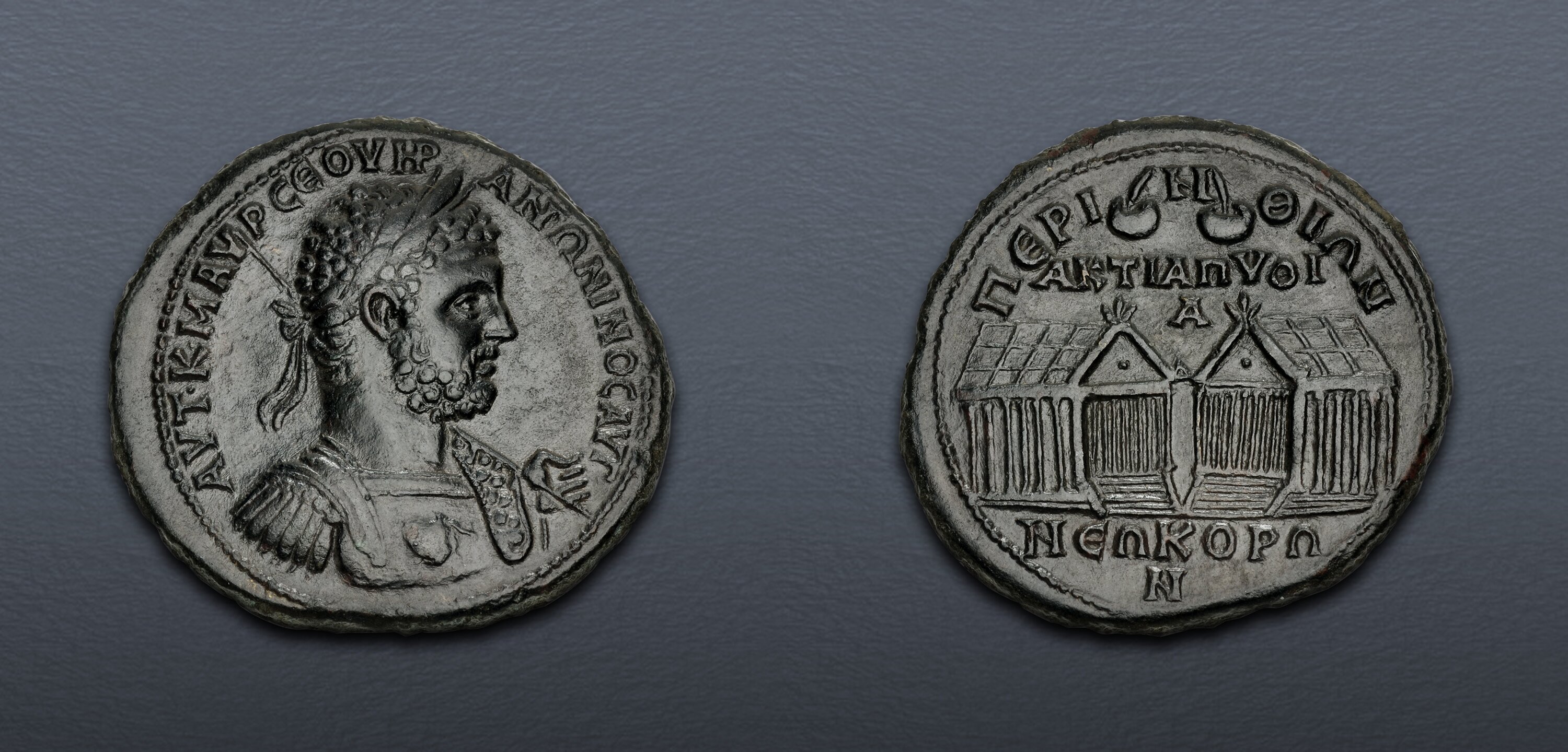 THRACE, Perinthus. Caracalla. AD 198-217. Æ Medallion (41mm, 33.86 g ...