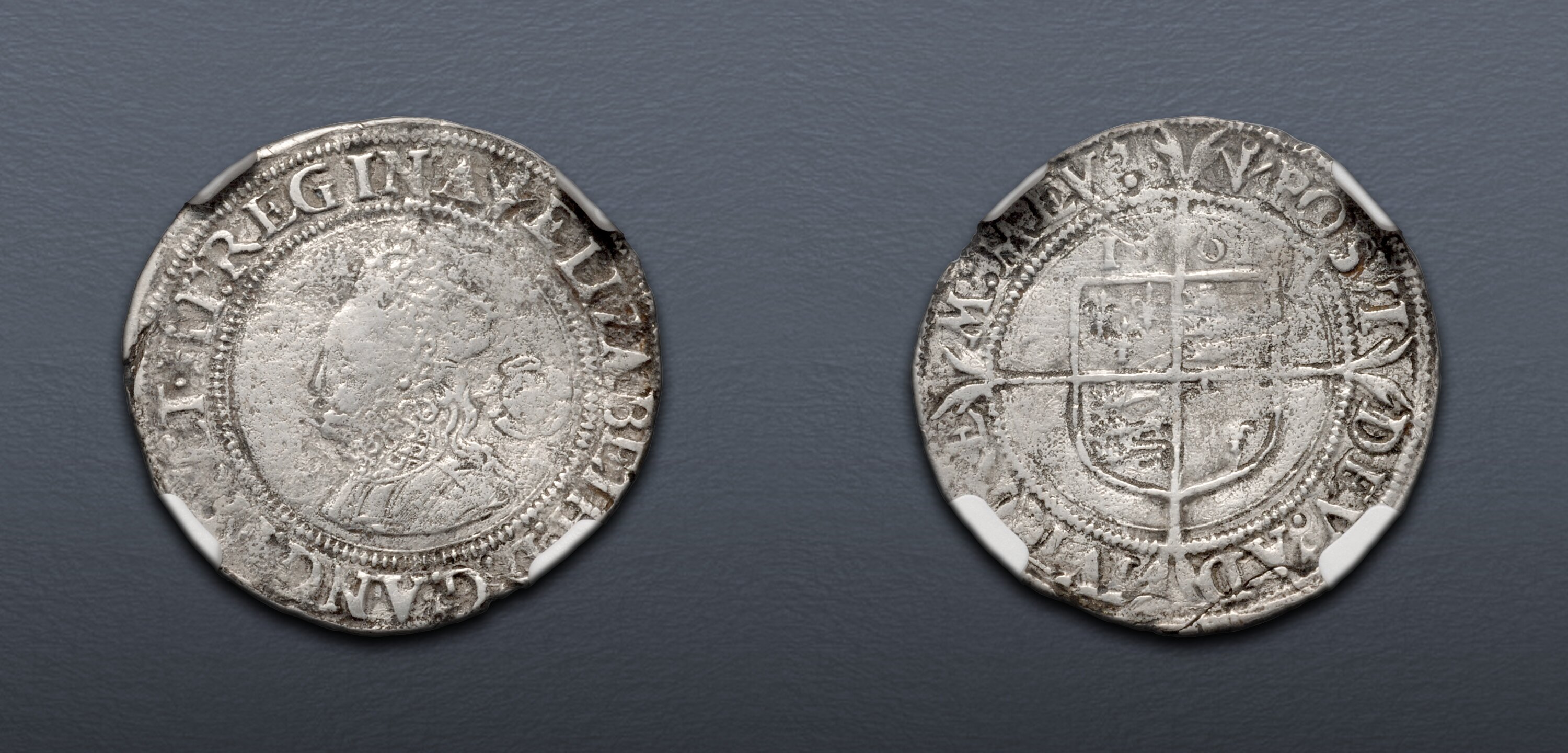 TUDOR. Elizabeth I. 1558-1603. AR Sixpence (26mm, 2.49 g, 9h). Third ...