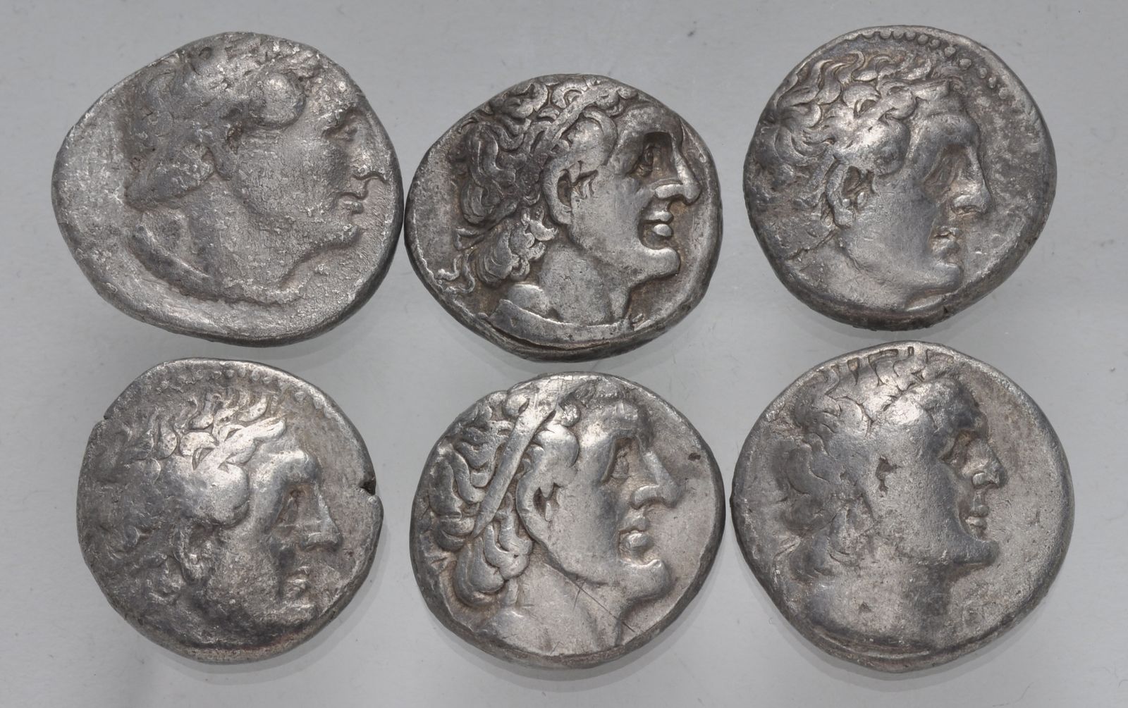 GREEK. Egypt & North Africa. Lot of six (6) Ptolemaic AR Tetradrachms ...