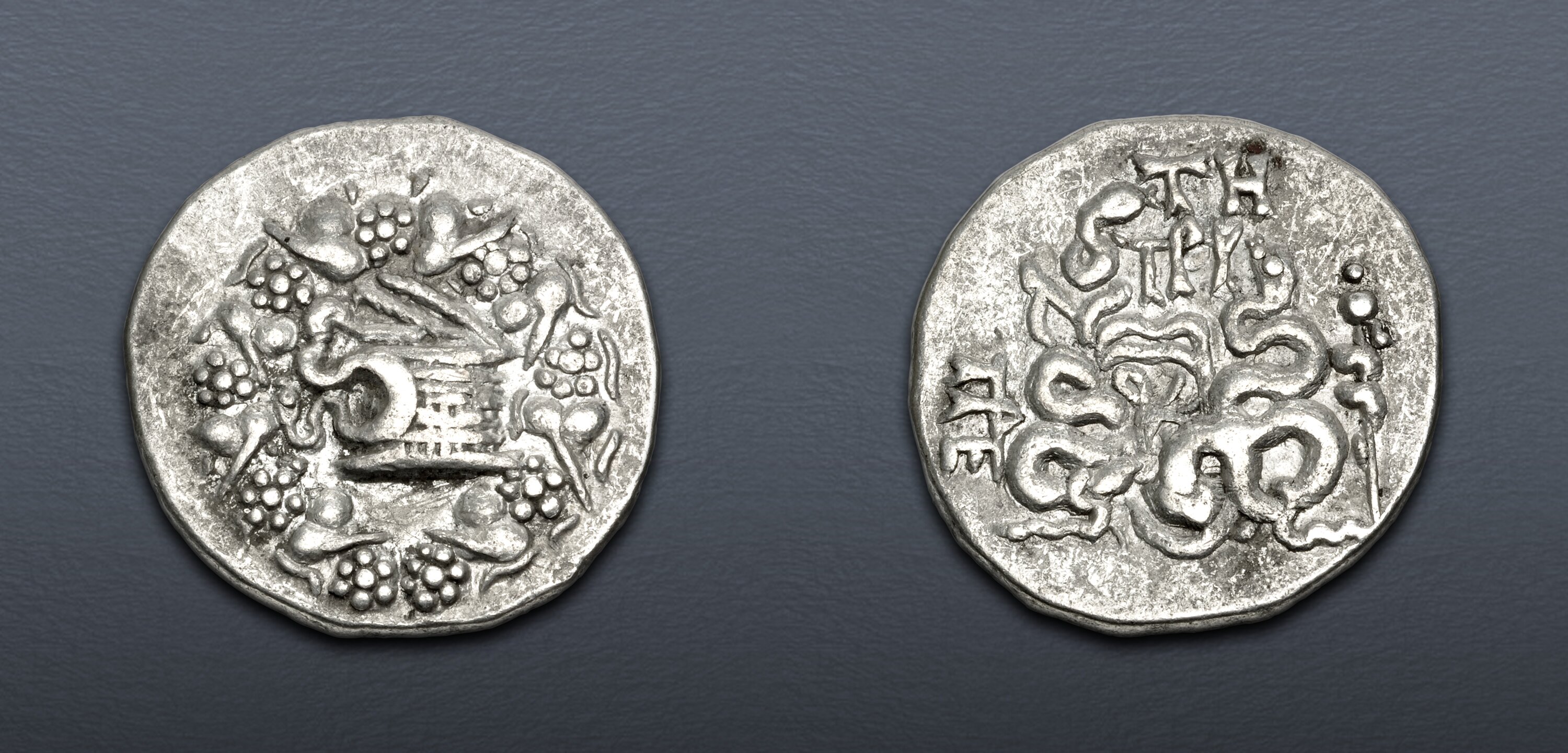MYSIA, Pergamon. Circa 166-67 BC. AR Tetradrachm (25.5mm, 12.22 g, 12h ...