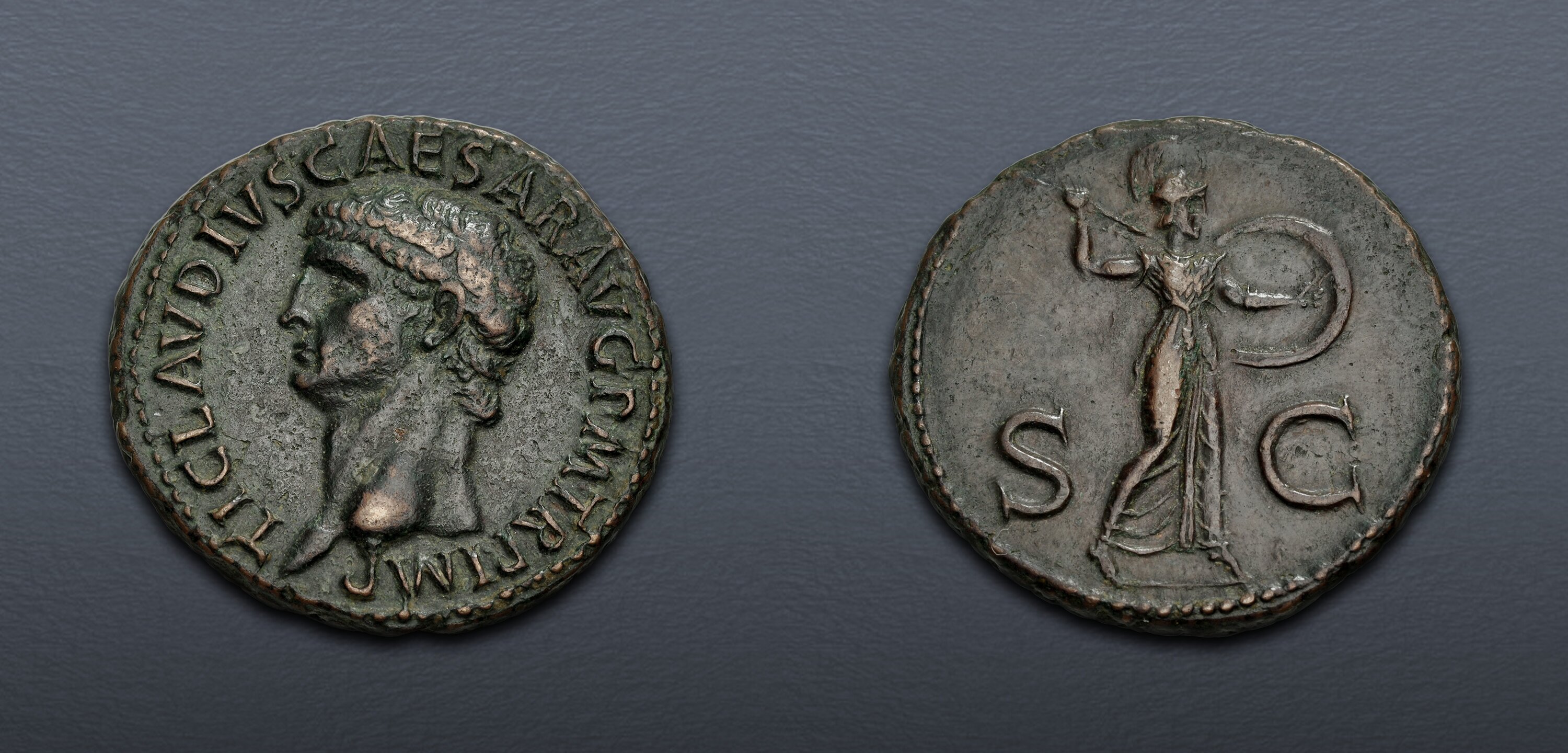 Claudius. AD 41-54. Æ As (29mm, 11.93 g, 6h). Rome mint. Struck AD 41 ...