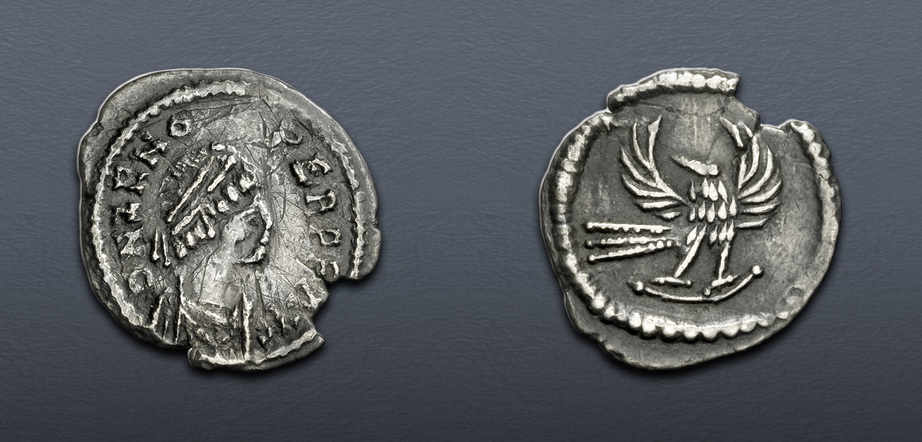 Odovacar. King, AD 476-493. AR Half Siliqua (14mm, 0.77 g, 7h). In the ...