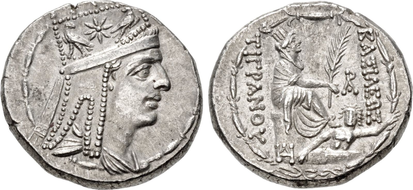 KINGS of ARMENIA. Tigranes II ‘the Great’. 95-56 BC. AR Tetradrachm (26 ...