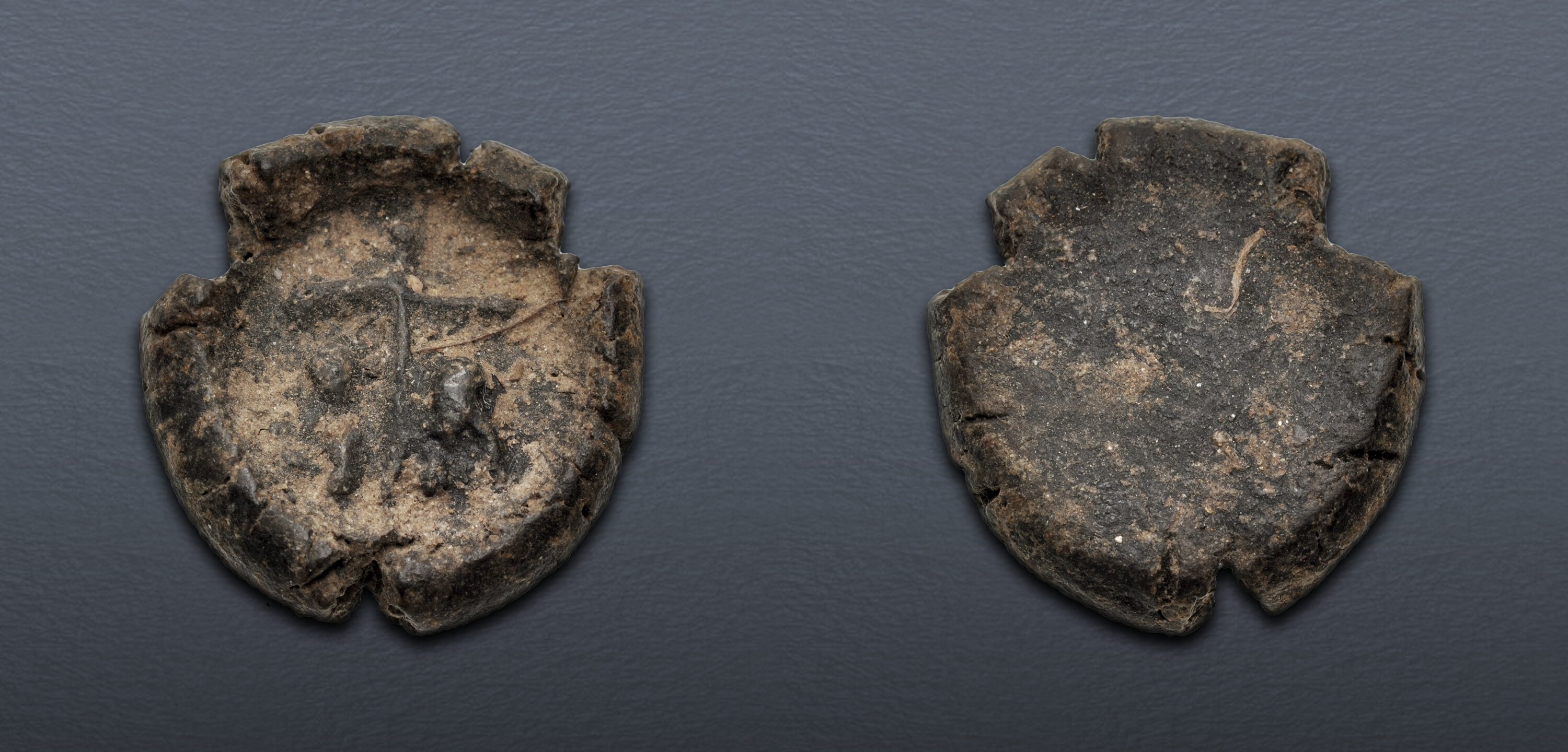 Terracotta “True Cross” Pilgrim Relic Token. Byzantine, circa 7th ...
