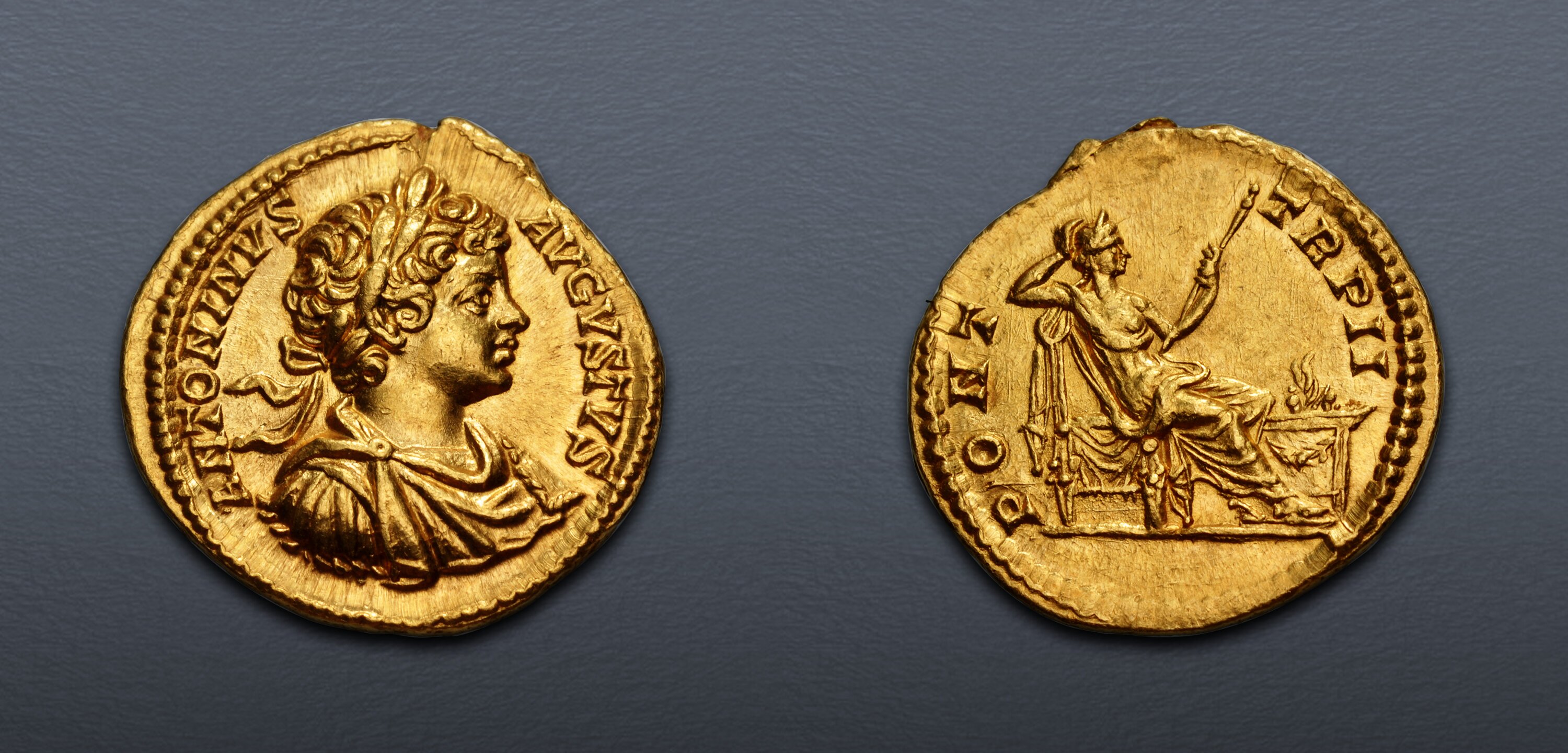 Caracalla. AD 198-217. AV Aureus (20mm, 7.31 g, 11h). Rome mint. Struck ...