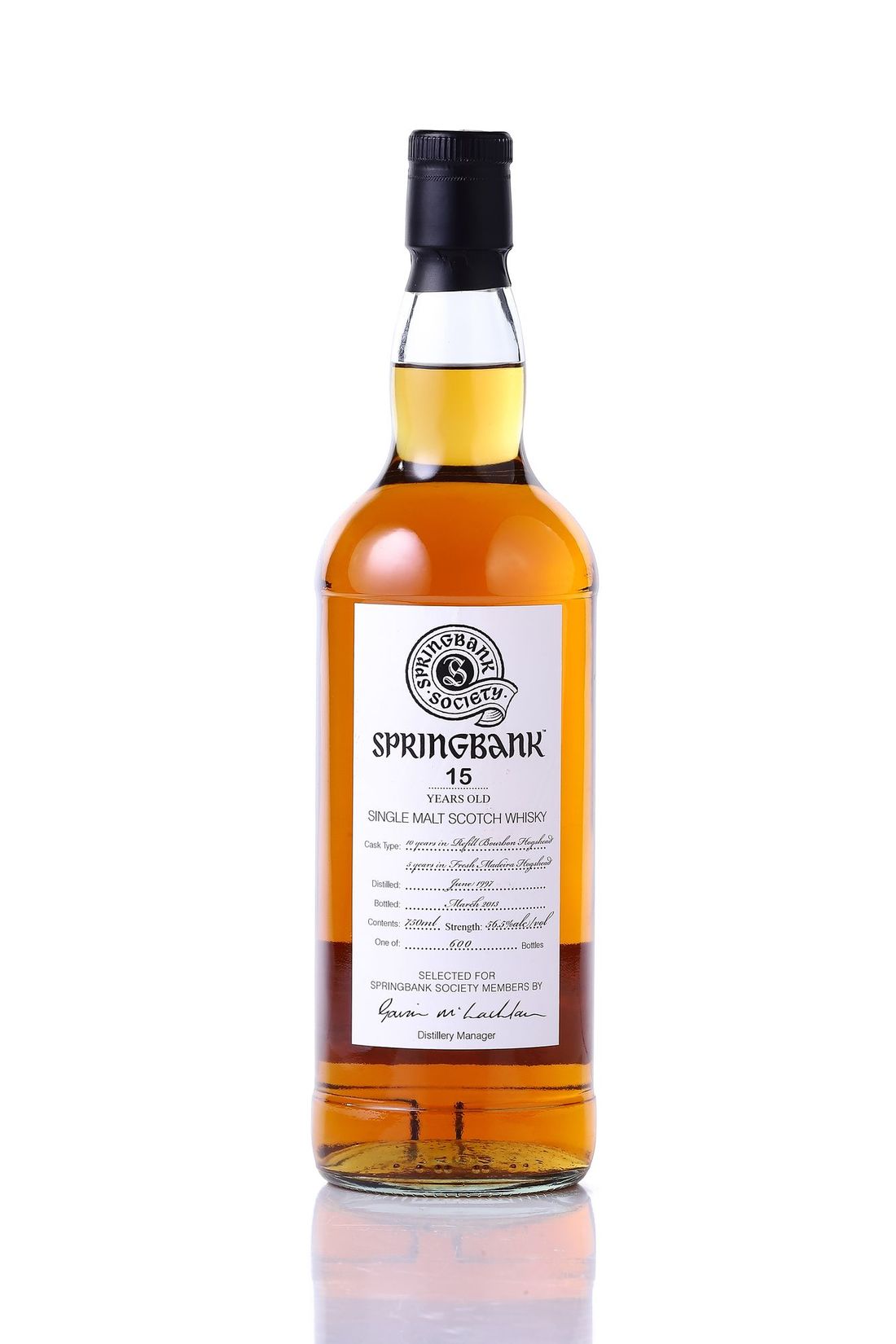 Springbank Society-1997-15 year old (1 bottle) | Spink