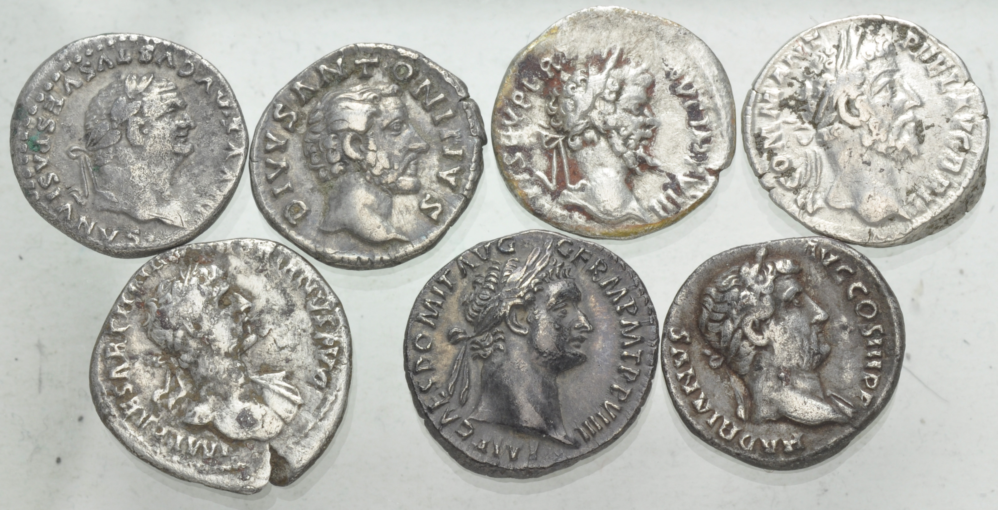 ROMAN. Imperial. Lot of seven (7) AR Denarii. | Classical Numismatic Group