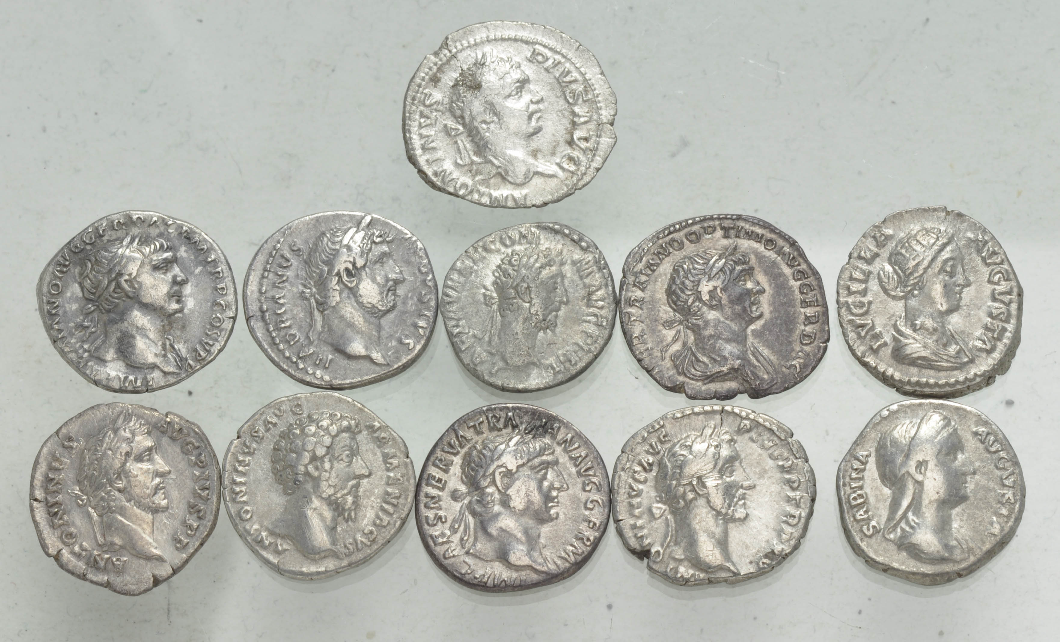 ROMAN. Imperial. Lot of eleven (11) AR Denarii. | Classical Numismatic ...