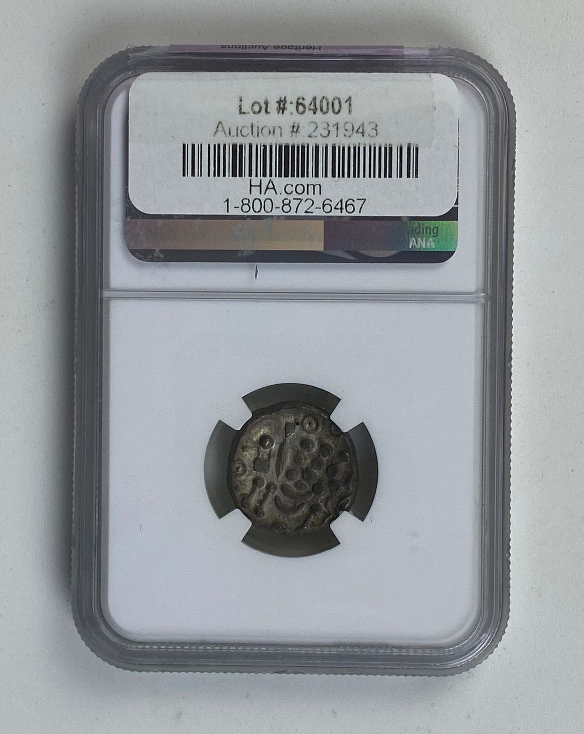 CELTIC, Durotriges. Uninscribed. Circa 65-20 BC. AR Stater (18mm, 1h ...