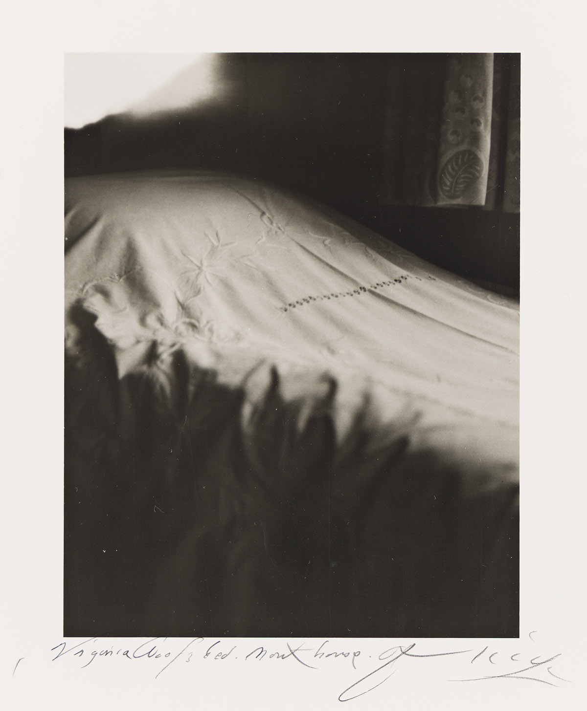 PATTI SMITH (1946- ) Virginia Woolf's Bed 2, Monk's House. 2003 ...