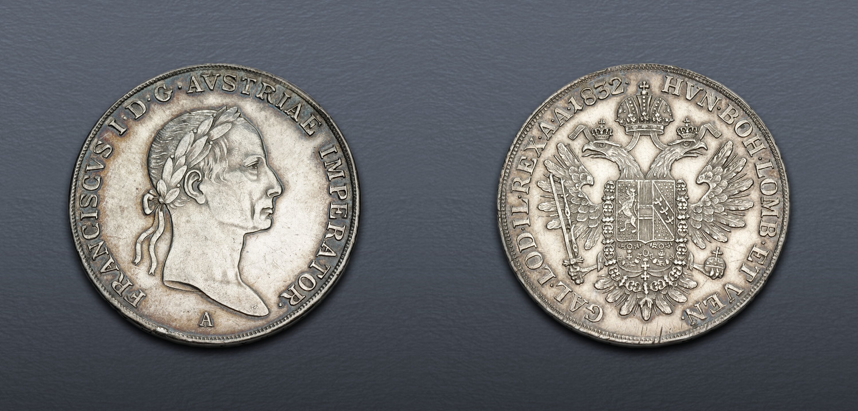 AUSTRIA, Austrian Empire. Franz I. 1806-1835. AR Halbtaler (33.5mm, 13. ...