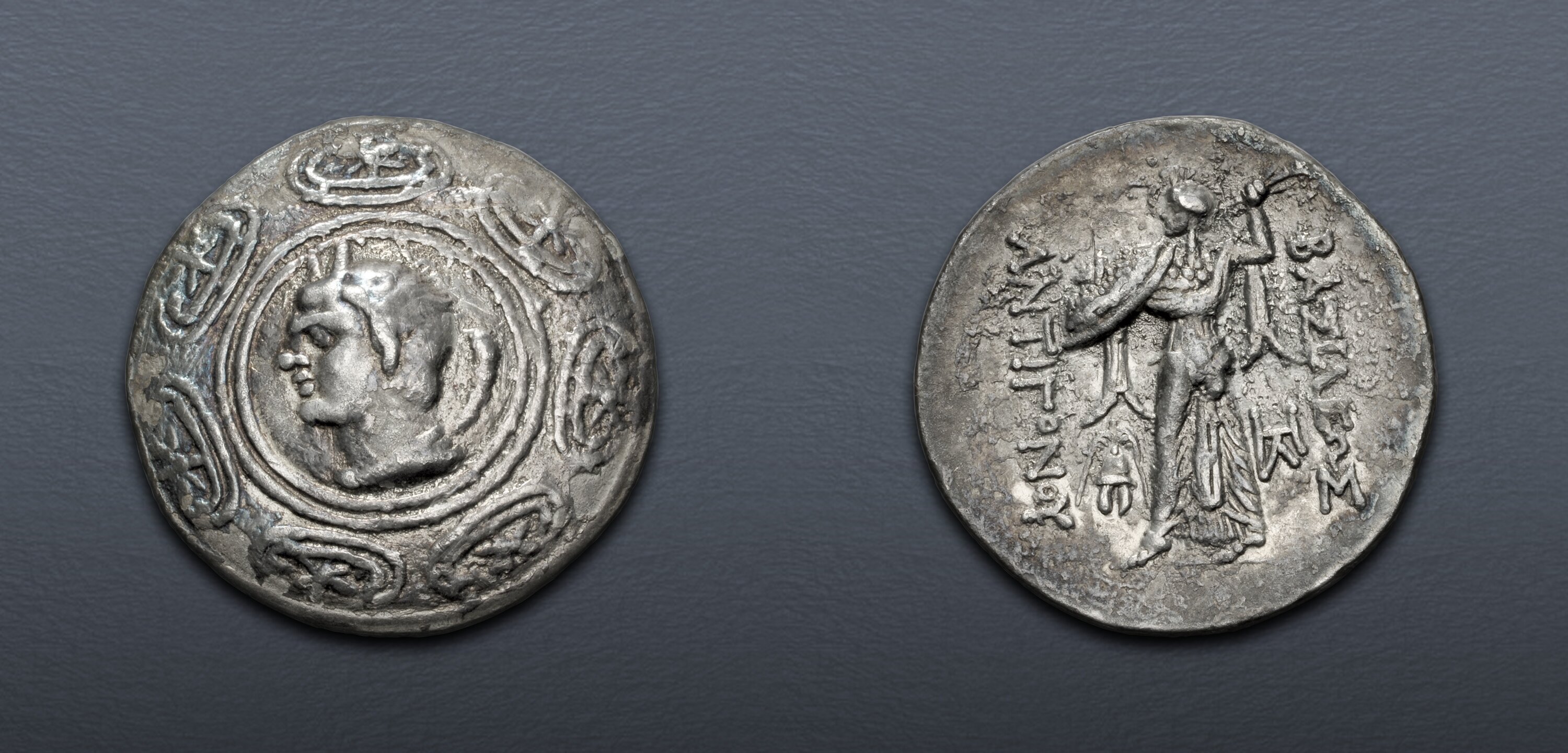 KINGS of MACEDON. Antigonos II Gonatas. 277/6-239 BC. AR Tetradrachm ...