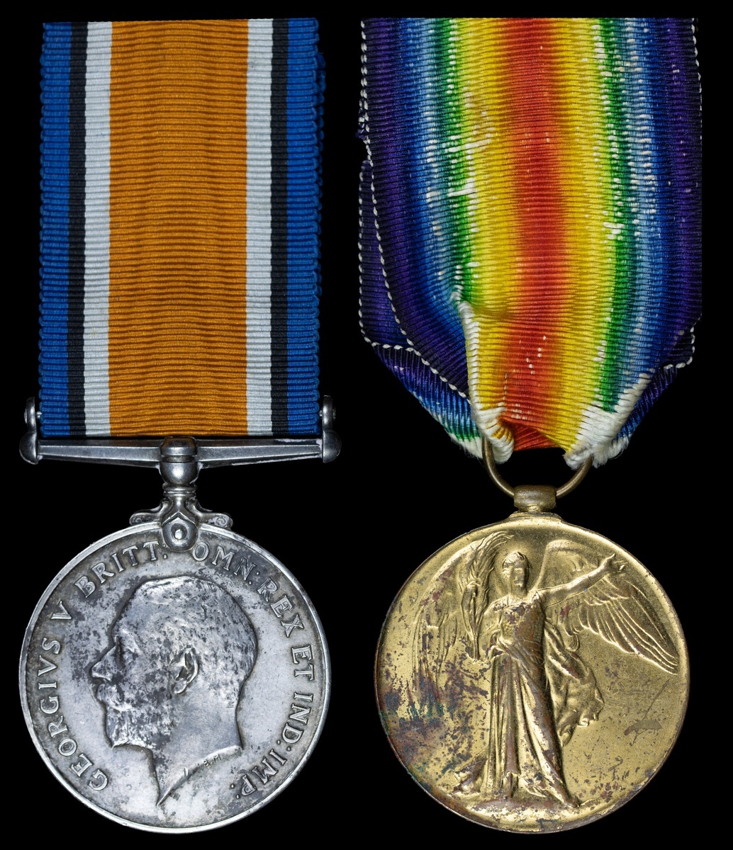The campaign pair awarded to Sergeant J. Thorpe, 11th Light Horse ...