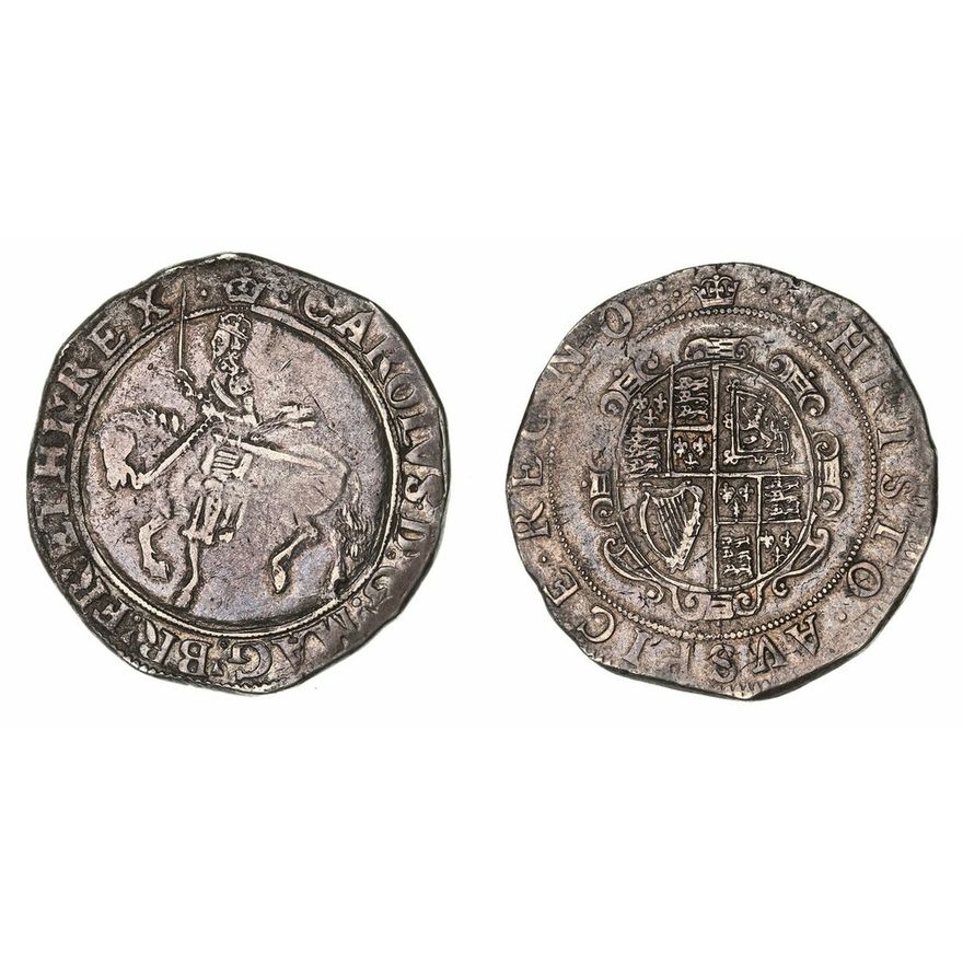 Charles I (1625-1649), Group 3, Type 3a1, Halfcrown, 1635-1636, Tower ...