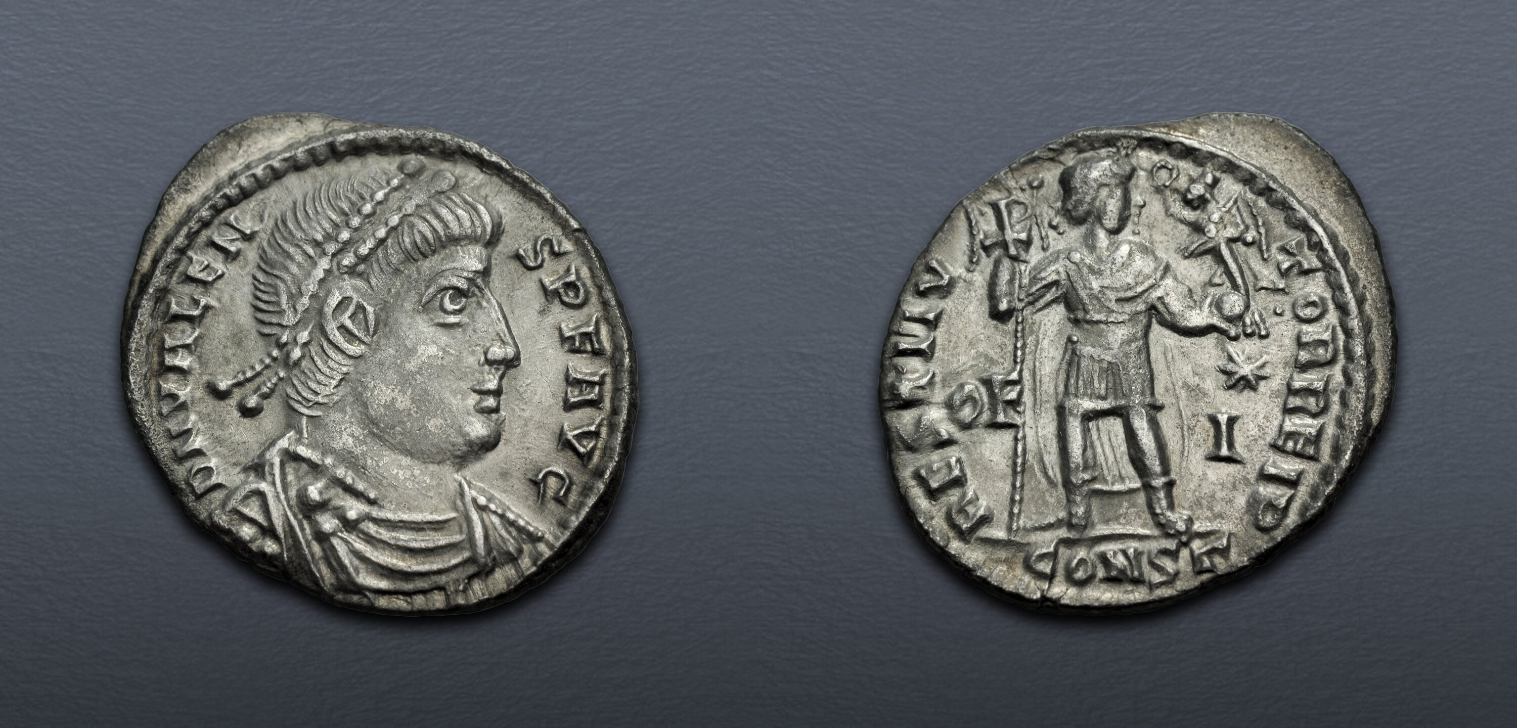 Valens. AD 364-378. AR Siliqua (16.5mm, 1.89 g, 12h). Arelate (Arles ...