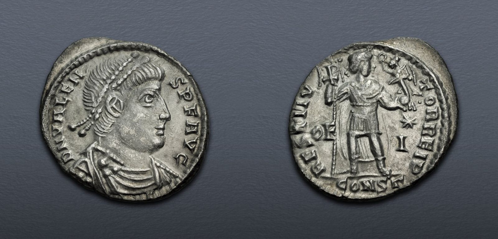 Valens. AD 364-378. AR Siliqua (16.5mm, 1.89 g, 12h). Arelate (Arles ...