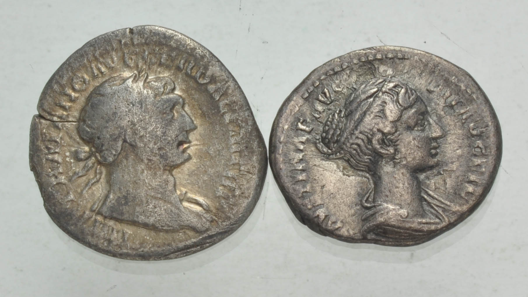 ROMAN. Imperial. Lot of two (2) AR Denarii. | Classical Numismatic Group