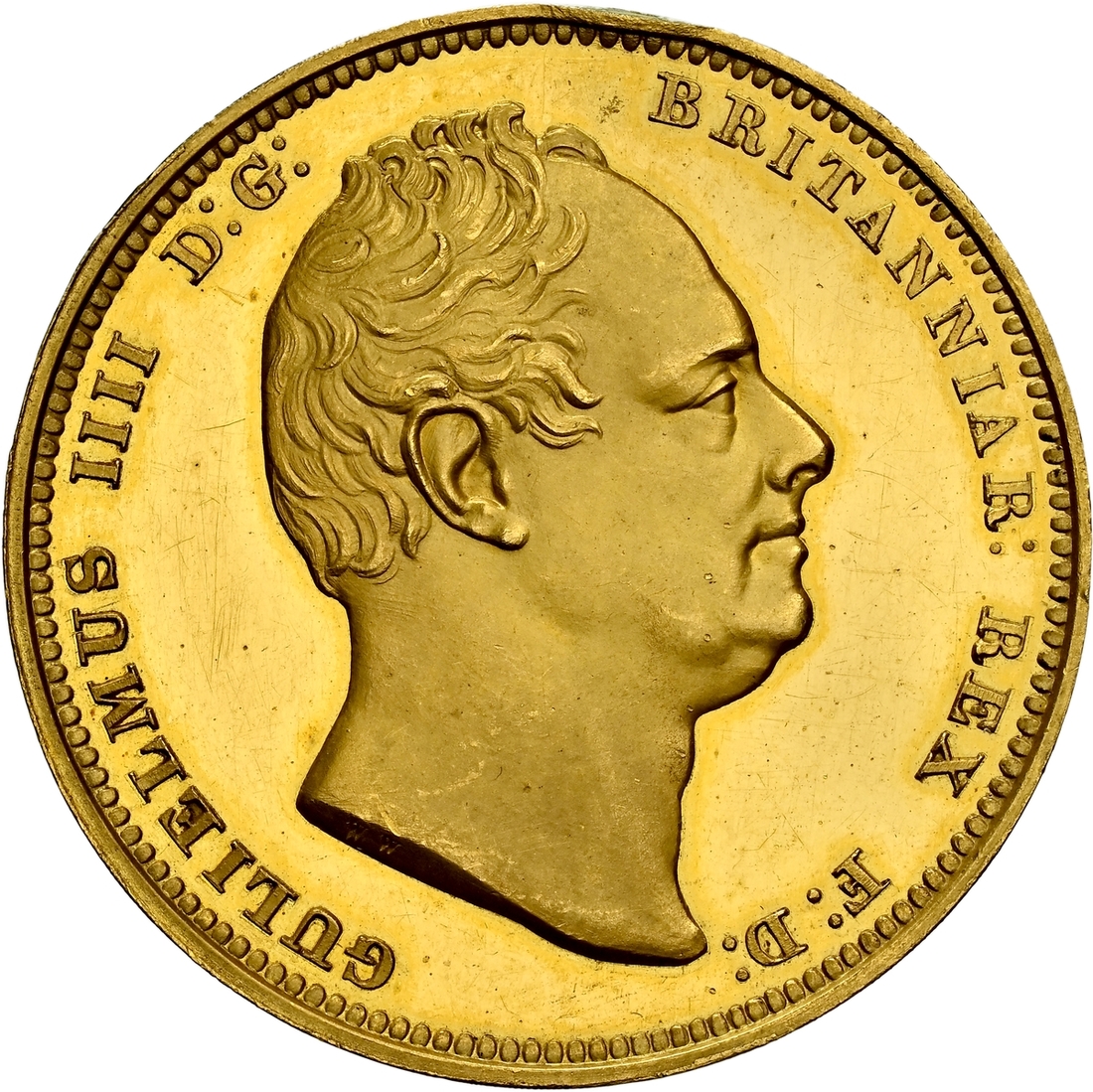 NGC PF63 UCAM | William IV (1830-1837), "Lightweight" Pattern Proof Two ...