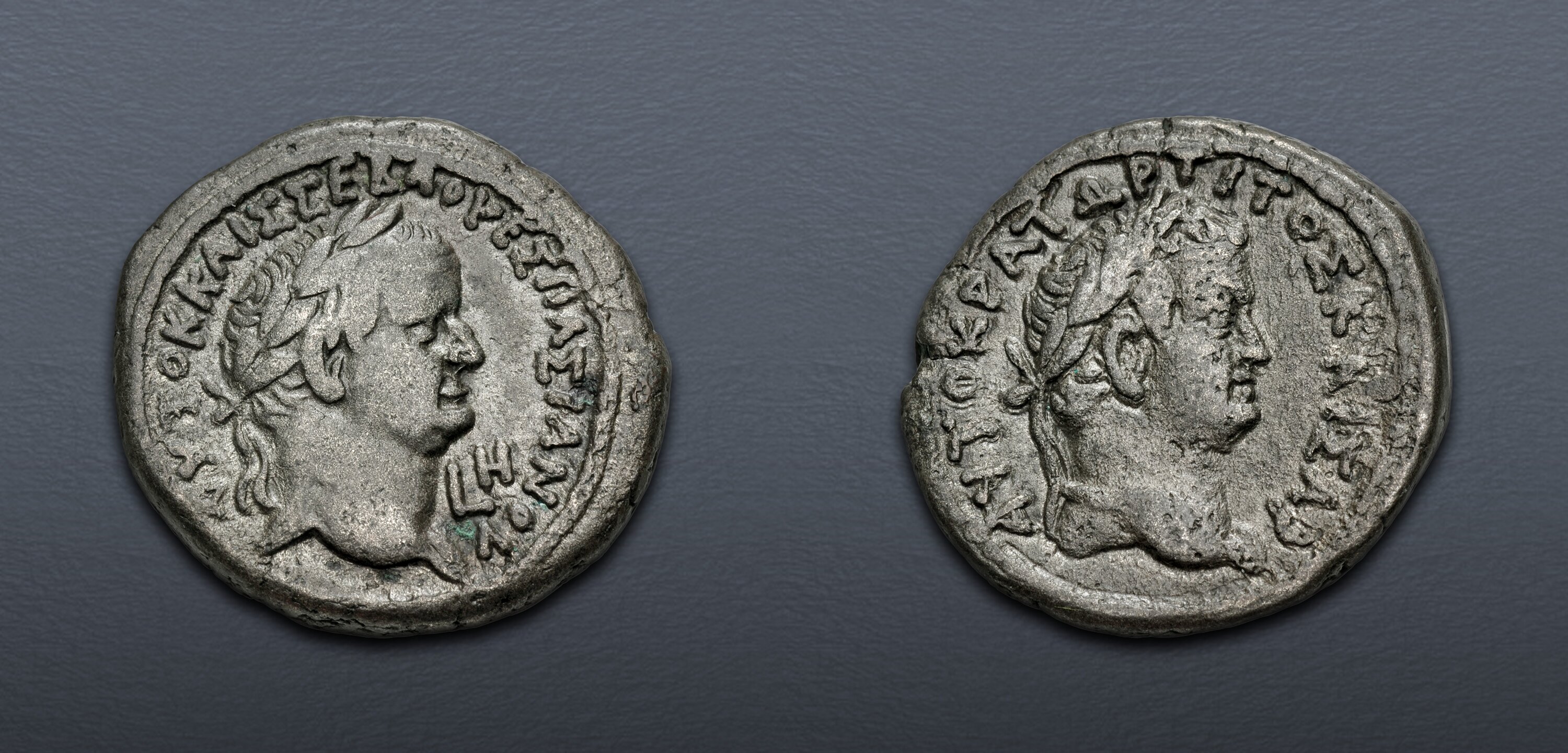 EGYPT, Alexandria. Vespasian, with Titus as Caesar. AD 69-79. BI ...