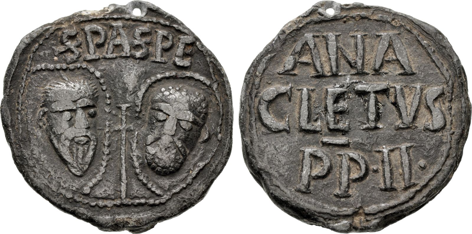 ITALY, Papal (Papal state). Anacletus II. Antipope, 1130-1138. PB Bulla ...