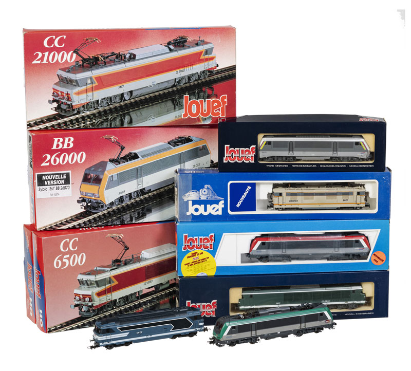 JOUEF (France), échelle HO, lot de 10 locomotives de type électrique de ...