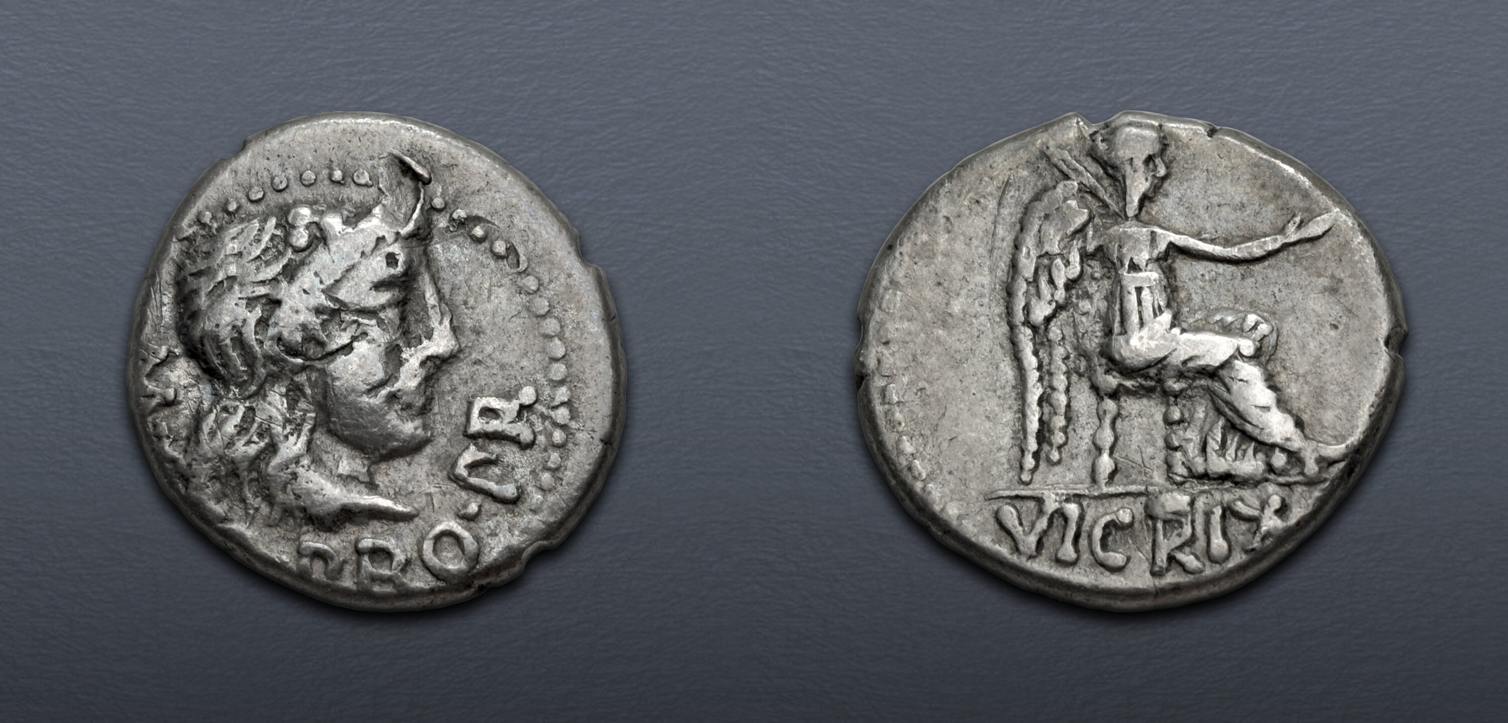 The Pompeians. M. Porcius Cato. Spring 47- Spring 46 BC. AR Quinarius ...