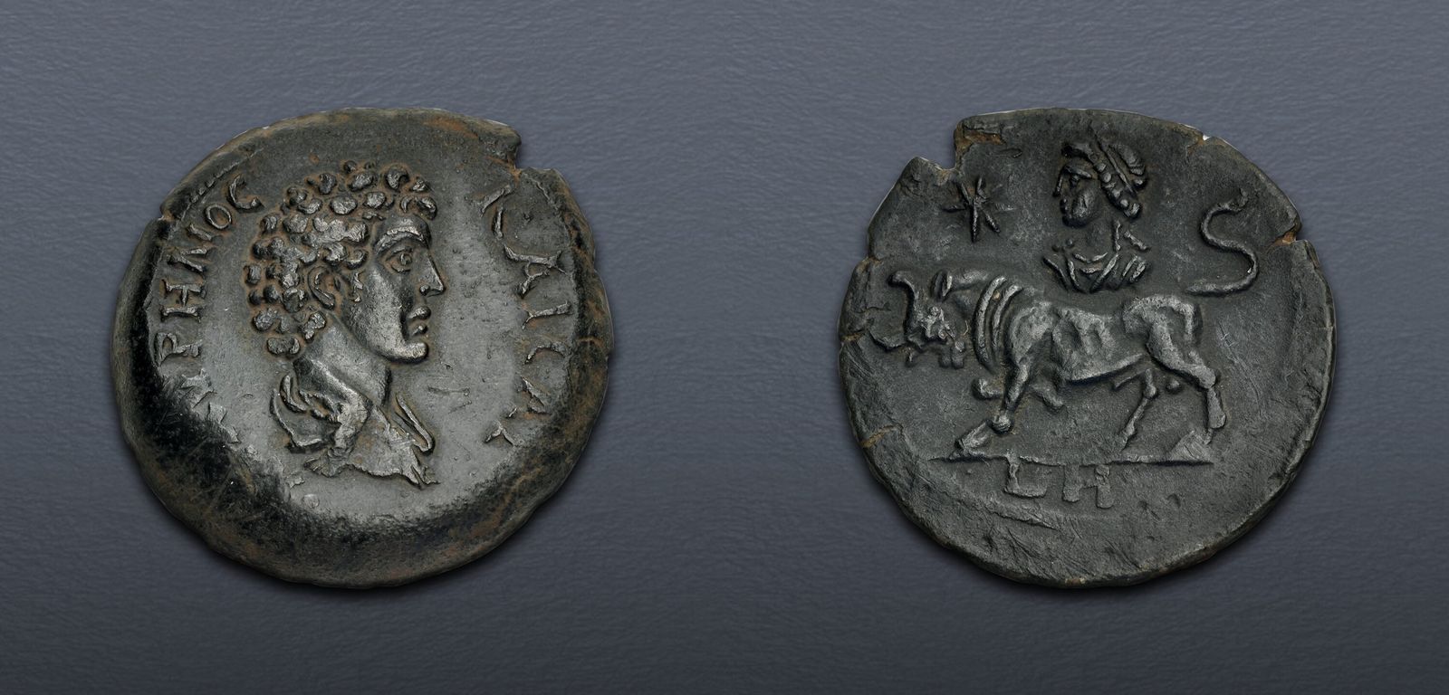 EGYPT, Alexandria. Marcus Aurelius. As Caesar, AD 139-161. Æ Drachm ...