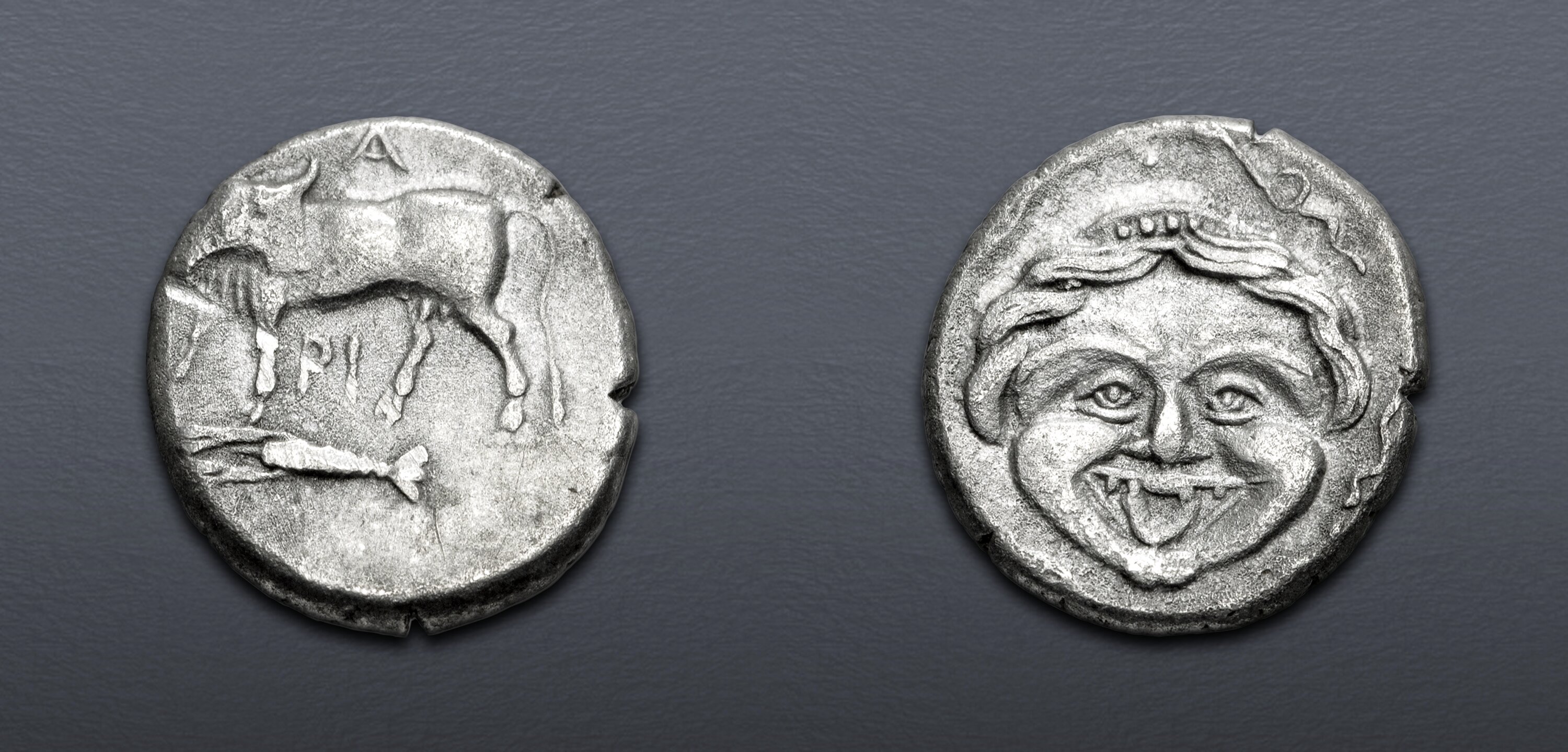 MYSIA, Parion. 4th century BC. AR Hemidrachm (13mm, 2.28 g, 6h). VF ...