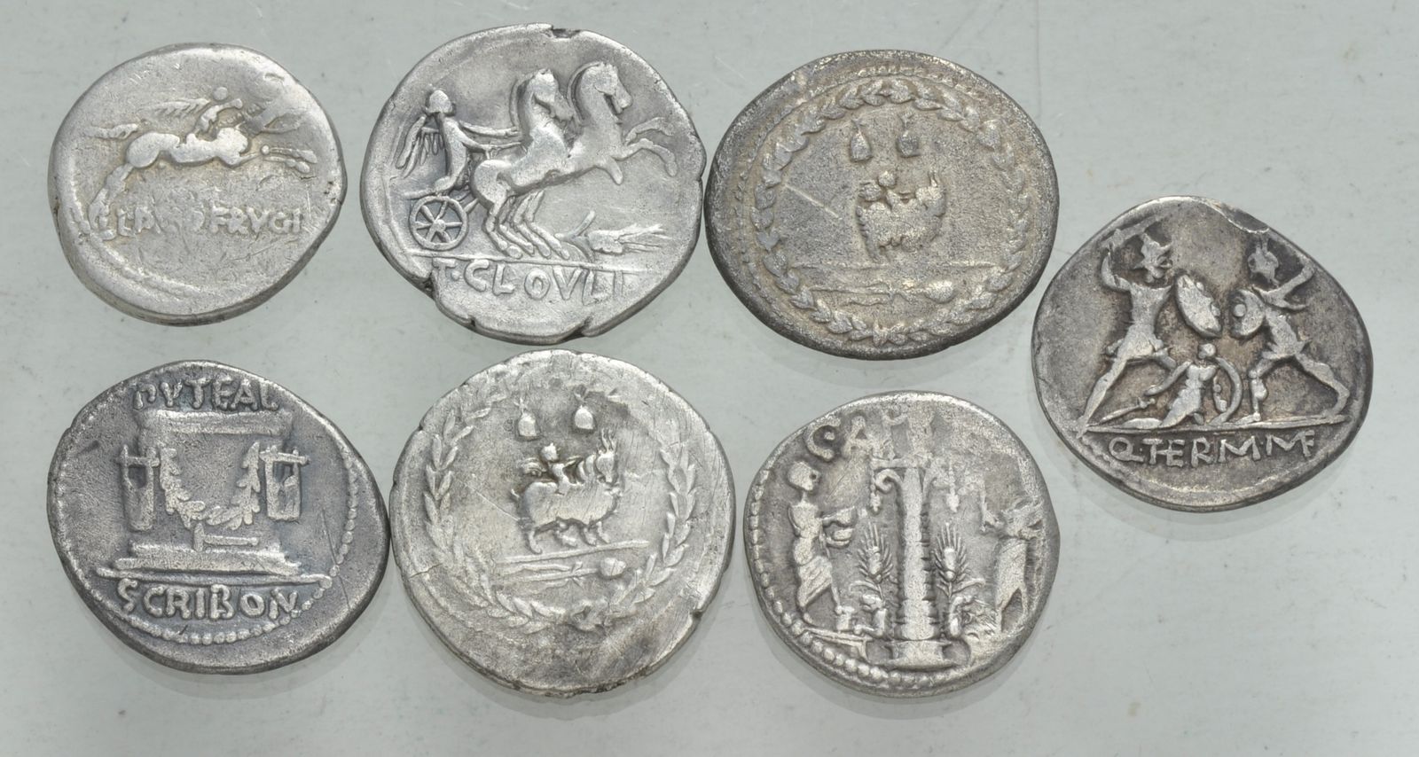 ROMAN. Republic. Lot of seven (7) AR Denarii. | Classical Numismatic Group
