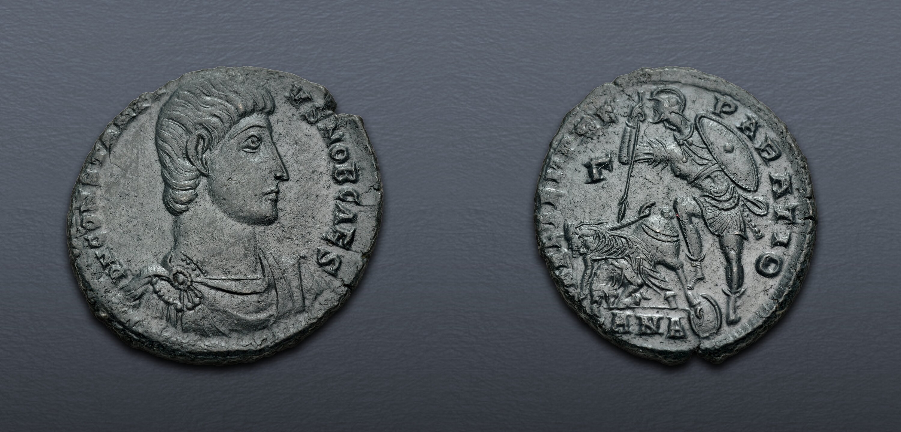 Constantius Gallus. Caesar, AD 351-354. Æ (22.5mm, 5.73 g, 6h). Antioch ...