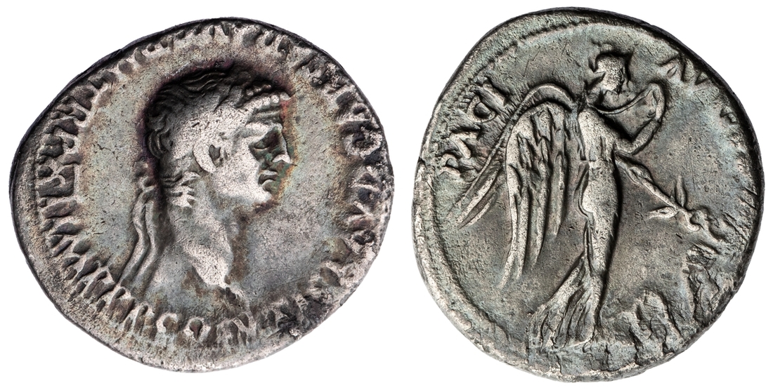 Roman Empire, Claudius (AD 41-54), AR Denarius, Rome, struck c. 51, TI ...