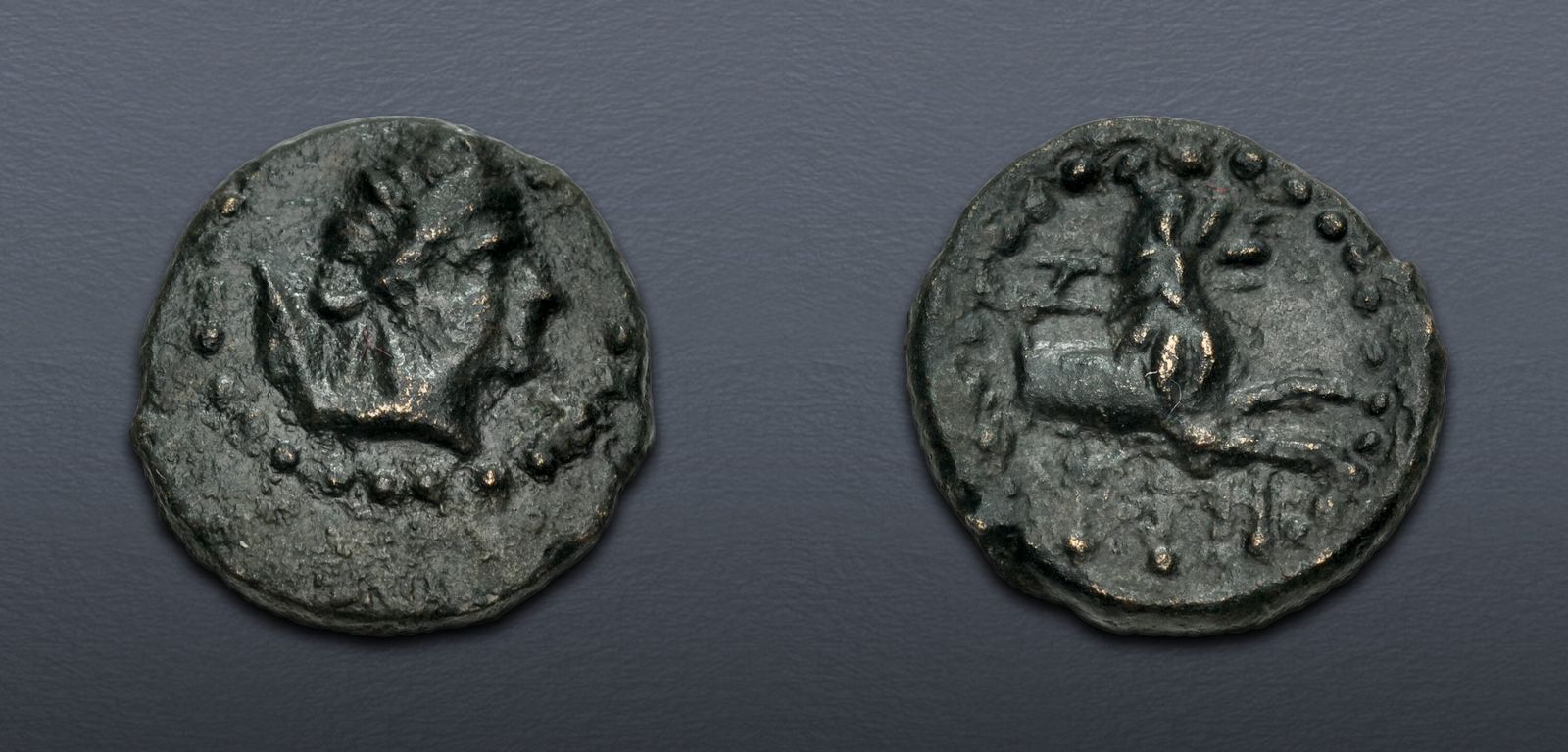 KINGS of GALATIA. Amyntas. 36-25 BC. Æ (15mm, 2.82 g, 1h). Kremna in ...