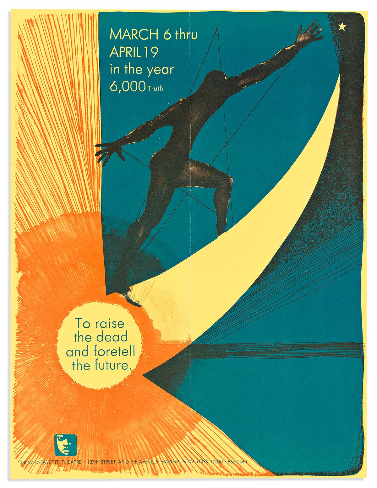 (ENTERTAINMENT--THEATER.) Poster for the Black Arts Movement play "To ...