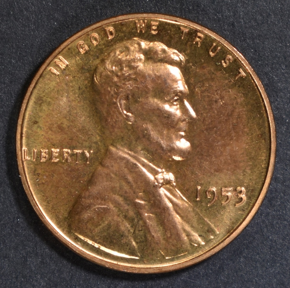 1953 LINCOLN CENT GEM PROOF BLAZING RED | Barnebys