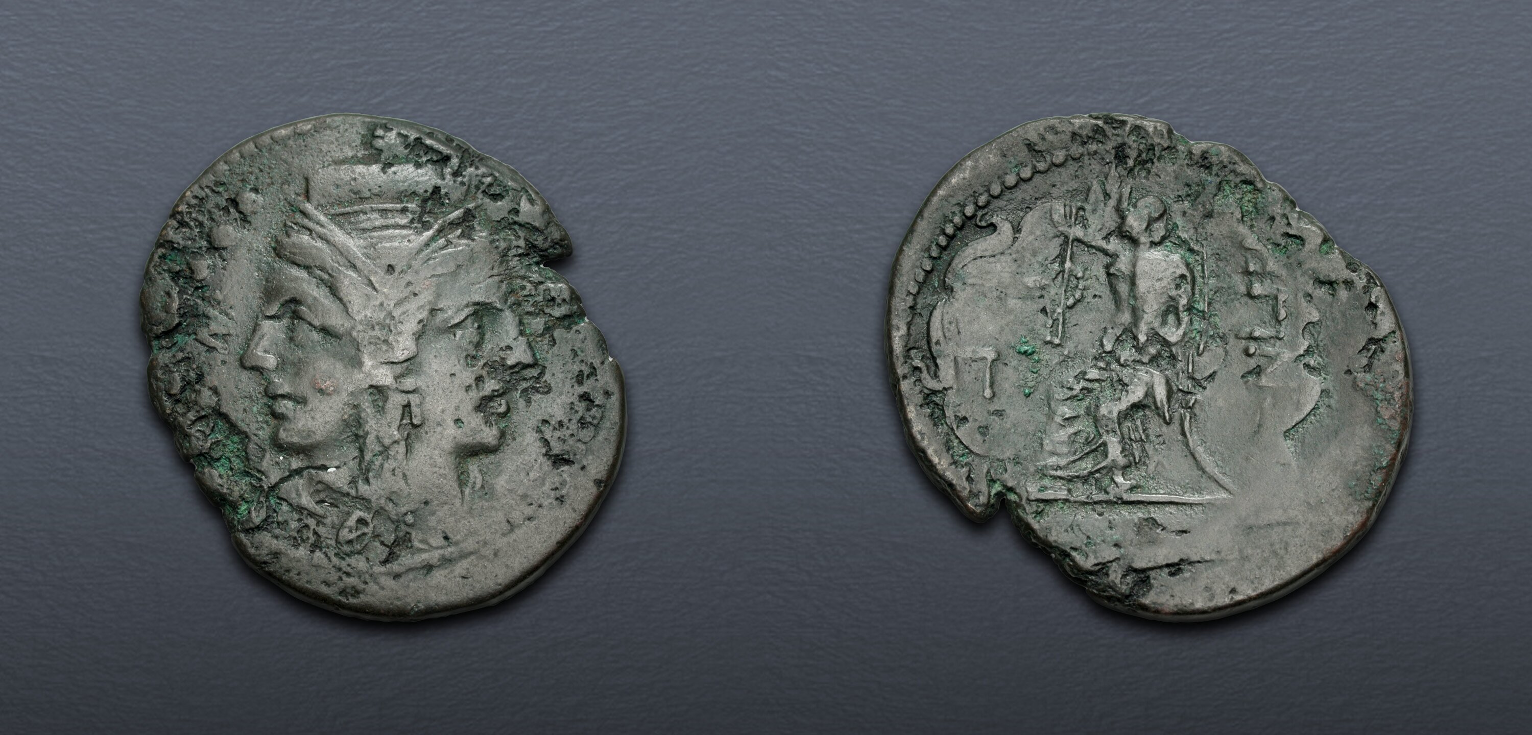 BRUTTIUM, Rhegion. Circa 215-211 BC. Æ Pentonkion (26mm, 8.64 g, 3h ...