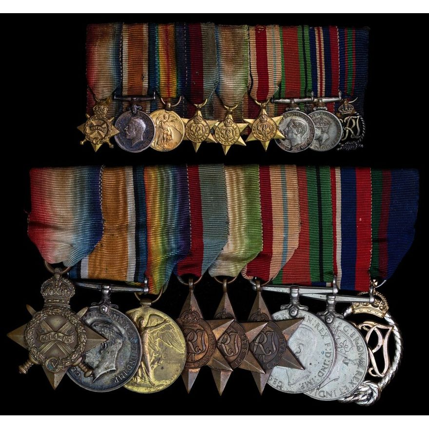 Nine: Paymaster Commander R. F. Sheppard, Royal Navy 1914-15 Star (Clk ...
