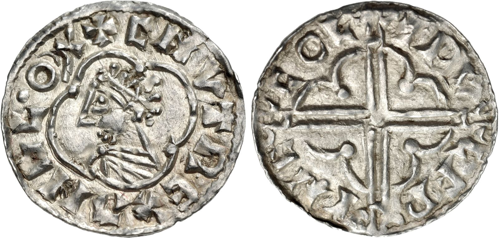 ANGLO-SAXON, Kings of All England. Cnut. 1016-1035. AR Penny (19mm, 0. ...