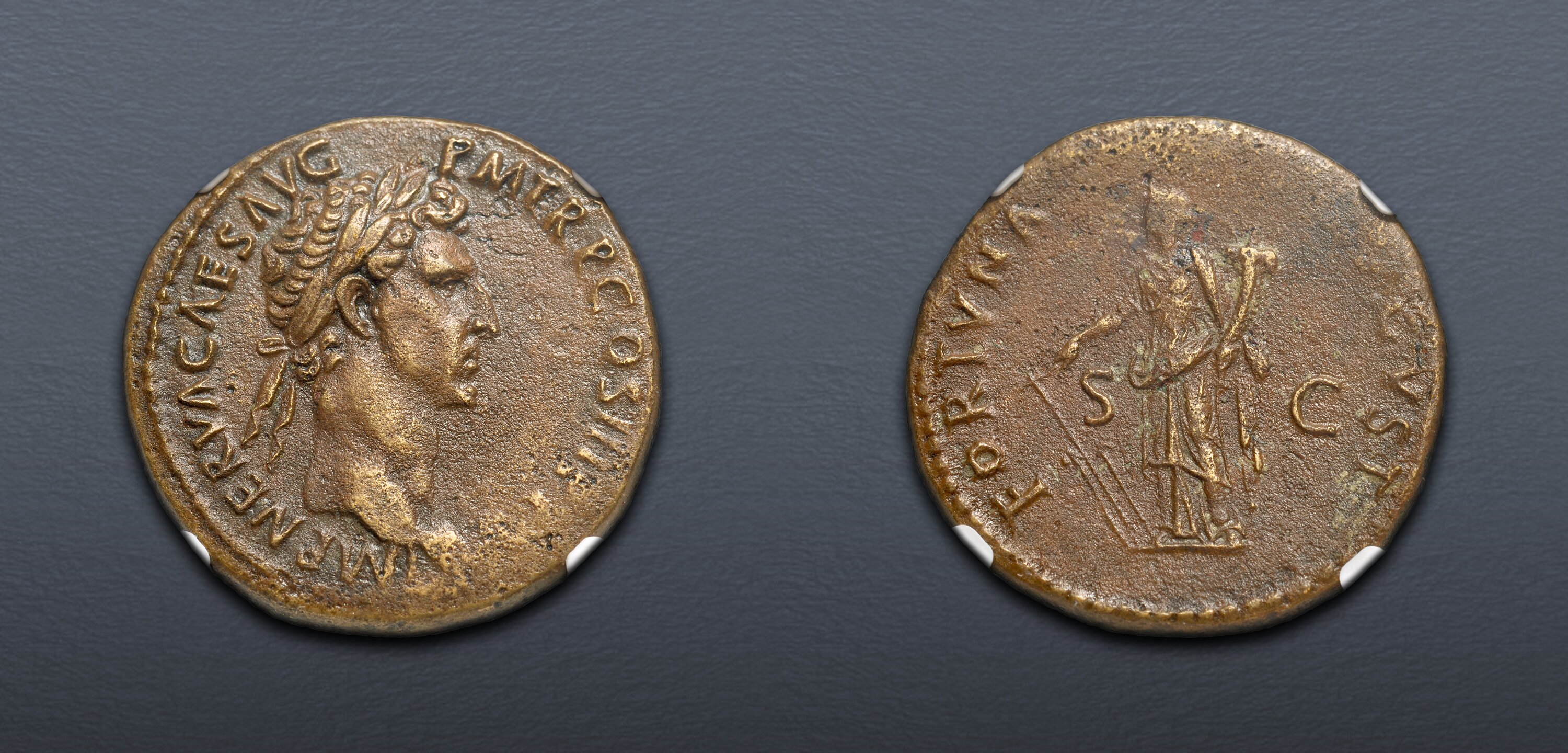 Nerva. AD 96-98. Æ Sestertius (33mm, 25.06 g, 6h). Rome mint. Struck AD ...