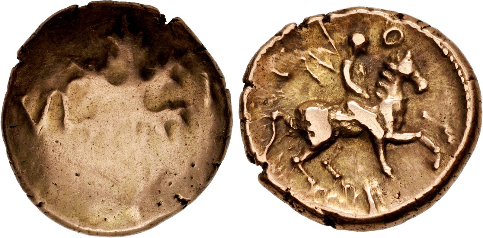 CELTIC, Atrebates & Regni. Verica. Circa AD 10-40. AV Stater (17mm, 5. ...