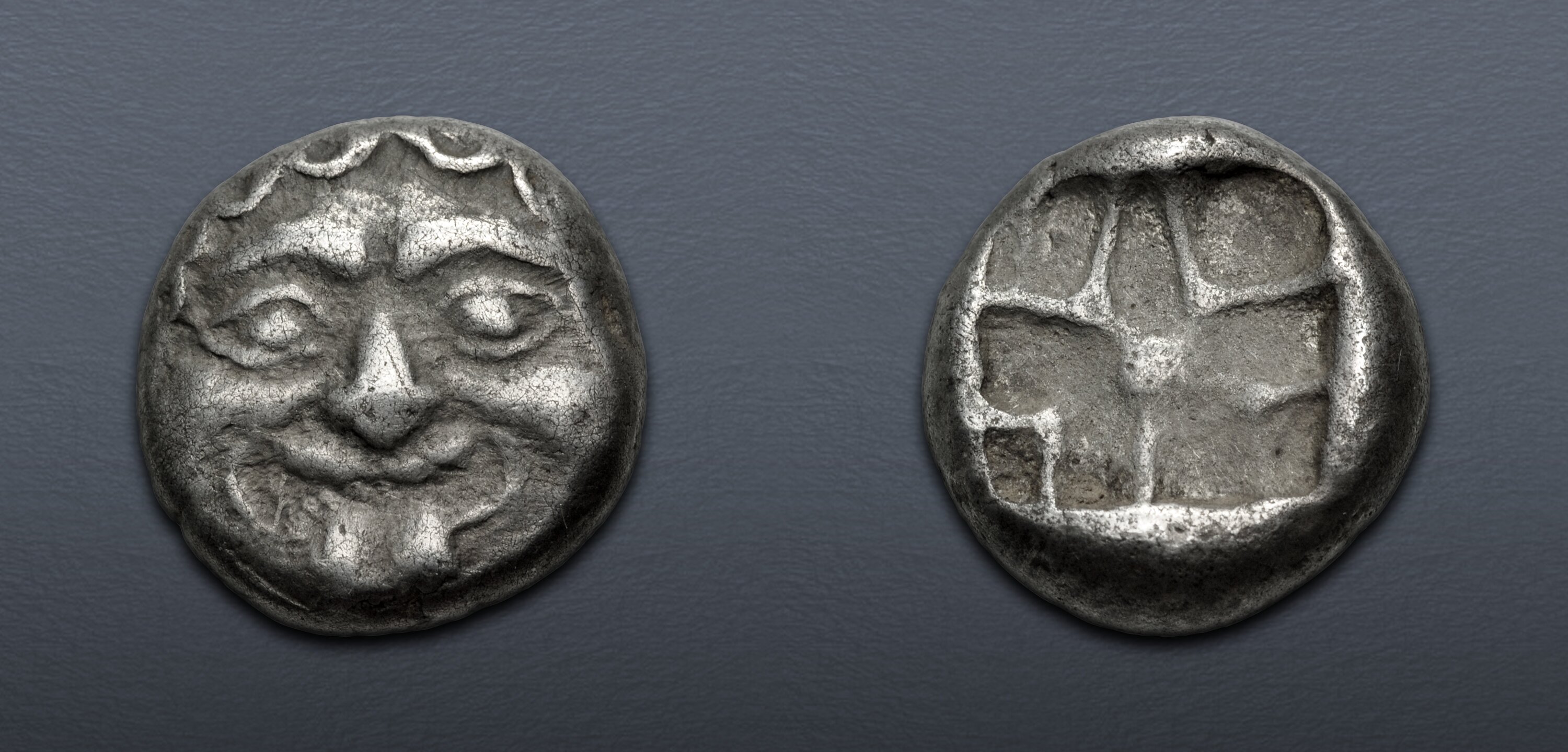 MYSIA, Parion. 5th century BC. AR Drachm (12mm, 3.26 g). VF ...