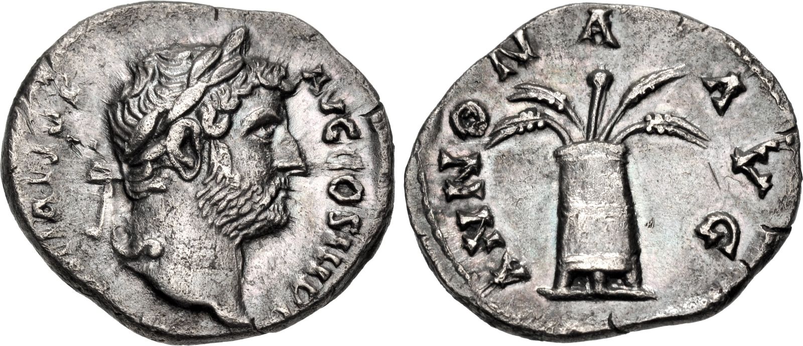 Hadrian. AD 117-138. AR Denarius (18mm, 3.34 g, 6h). Rome mint. Struck ...