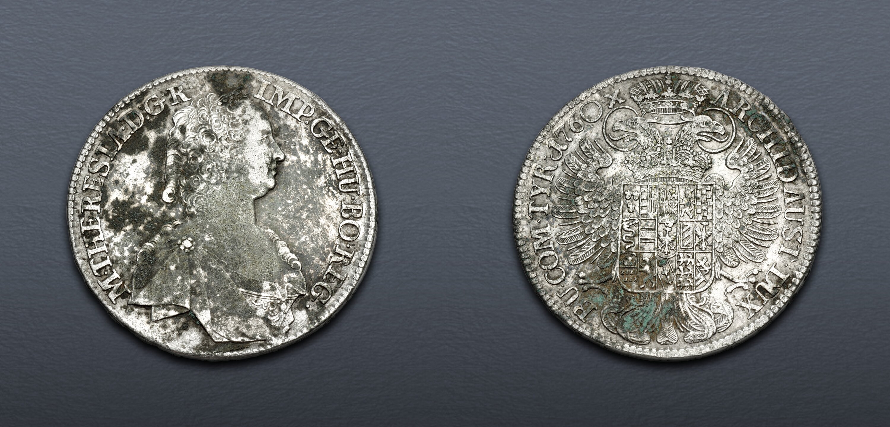 AUSTRIA, Holy Roman Empire. Maria Theresia. Empress, 1740-1780. AR ...