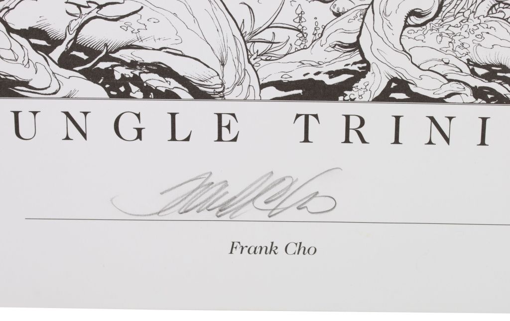 Jungle Trinity Frank Cho Signed Poster Print | Taurus Auctions