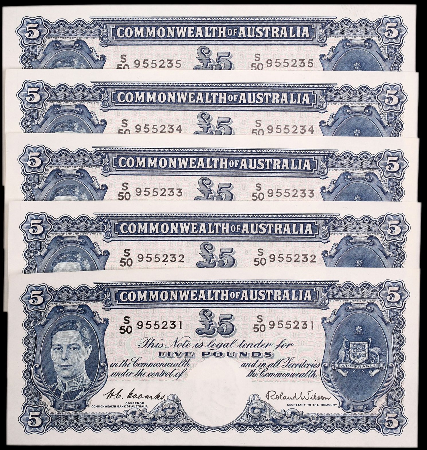 Aust. Banknotes - Commonwealth Issues - Pre-Decimal | Noble Numismatics ...